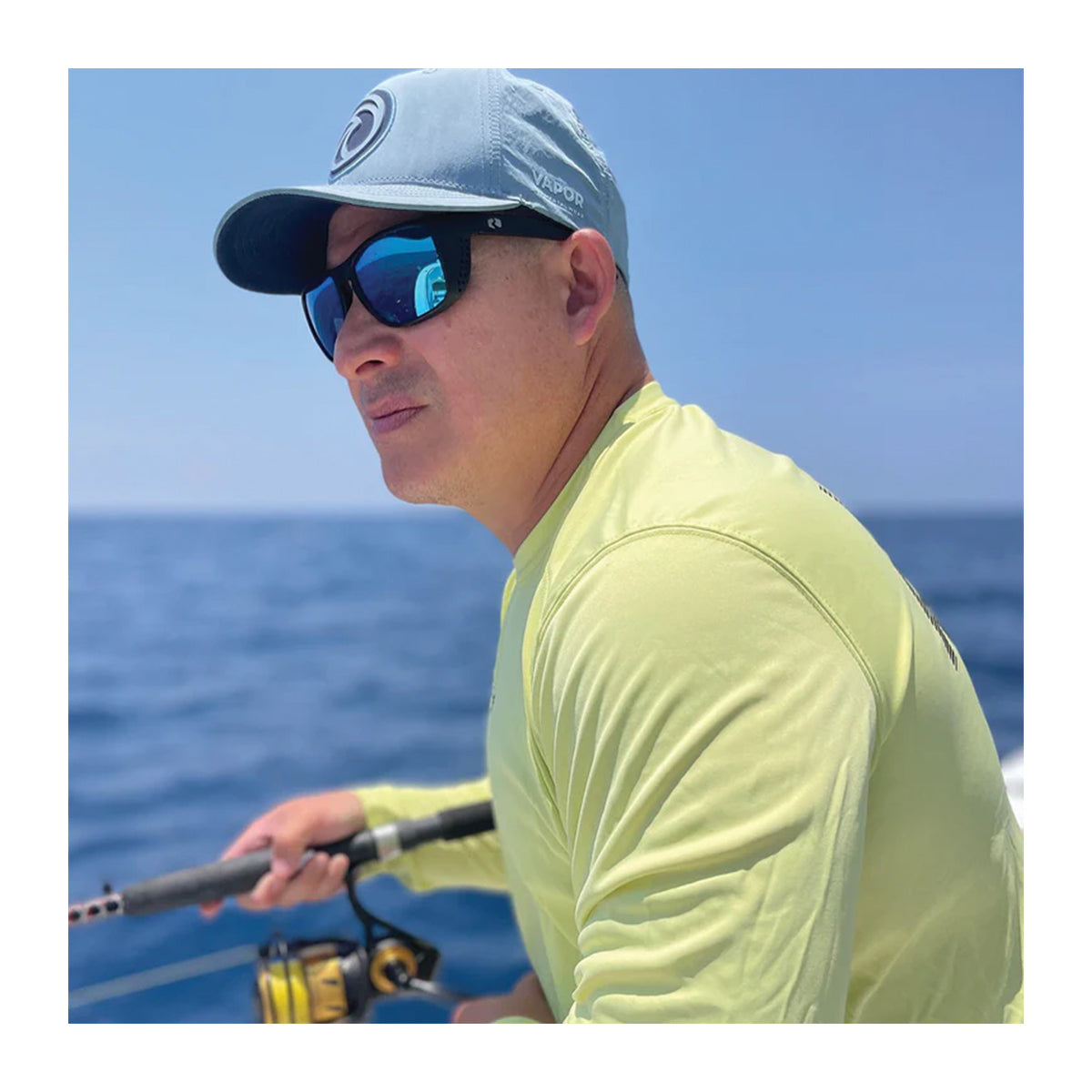 Rheos Sunglasses Coopers Side Shield Gunmetal Frame Gunmetal Lenses – Madison River Fishing Company