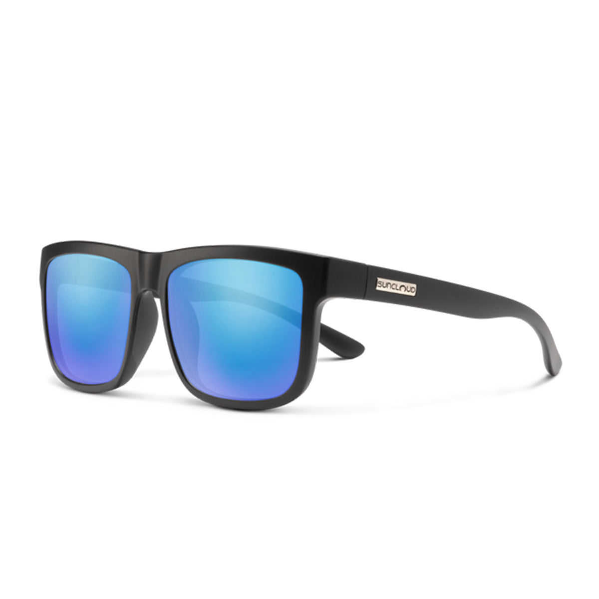 Suncloud Quiver Matte Black Polarized Blue Mirror – Madison River Fishing Company
