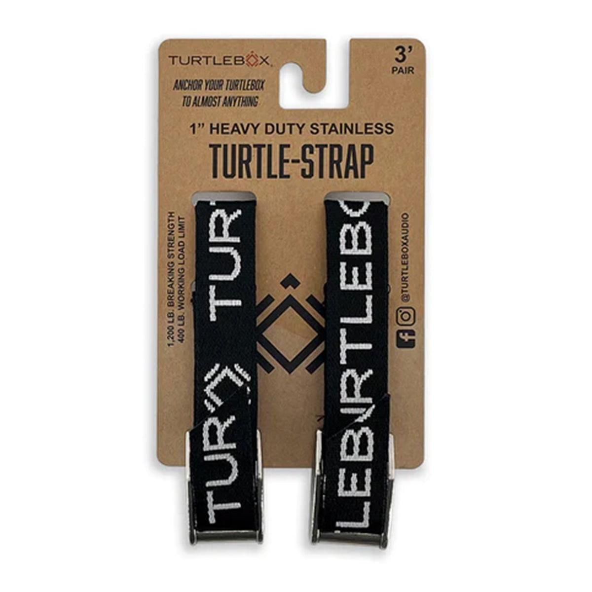 Turtlebox Tie Down Straps Black – Madison River Fishing Company