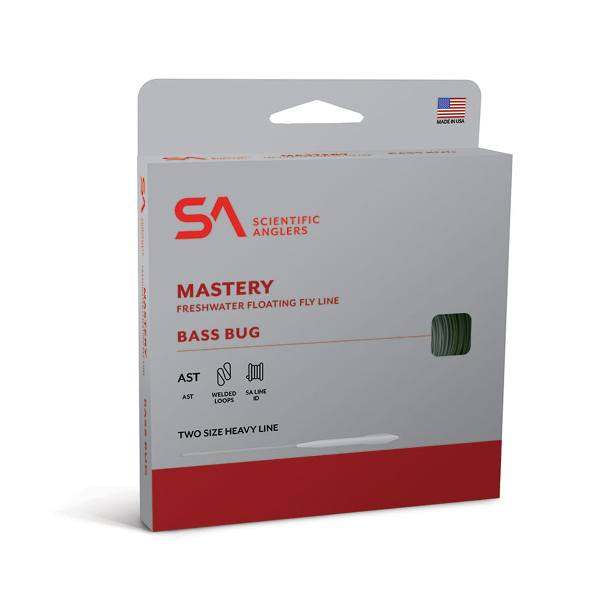 Scientific Anglers Mastery Bass Bug Taper Fly Line Optic Green/Orange – Madison River Fishing ...