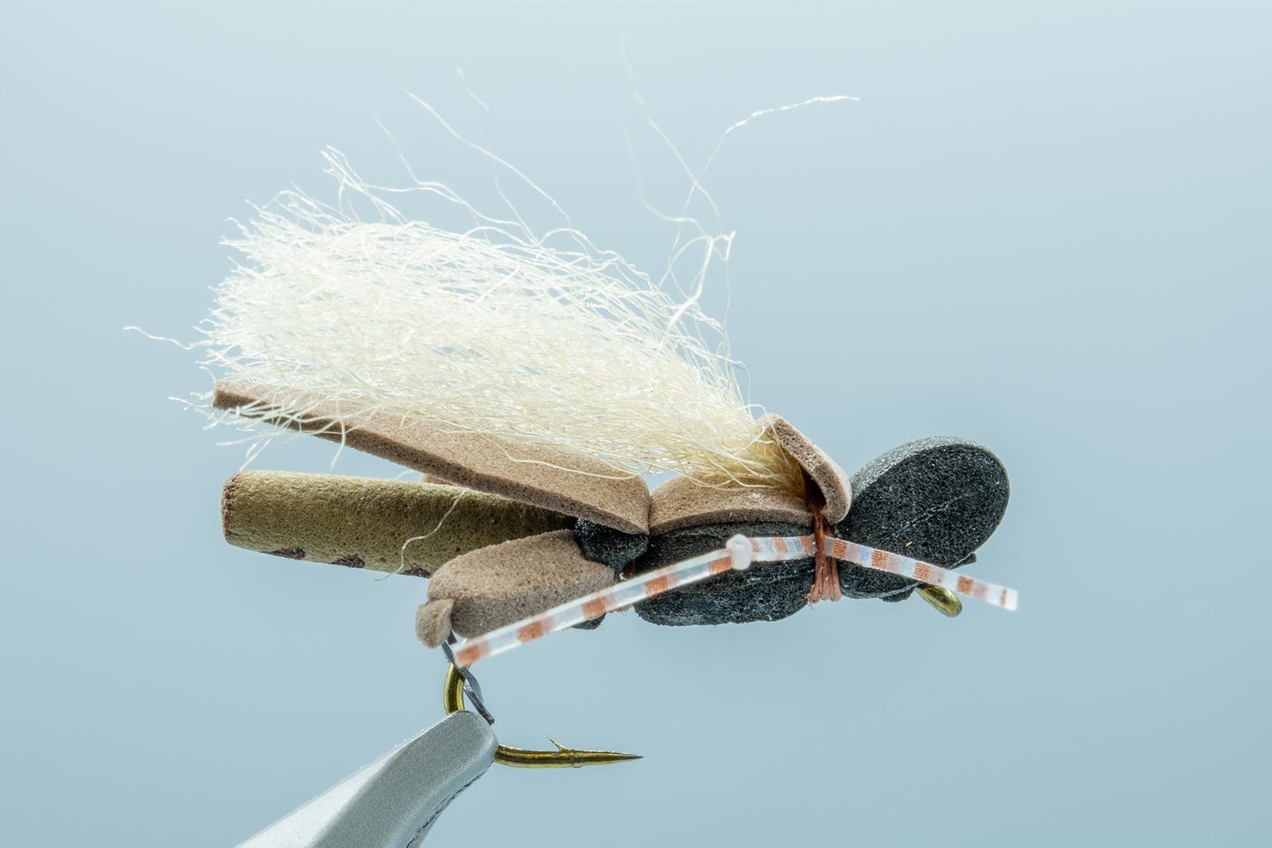 Thundergrass Hopper Black Tan #10 – Madison River Fishing Company