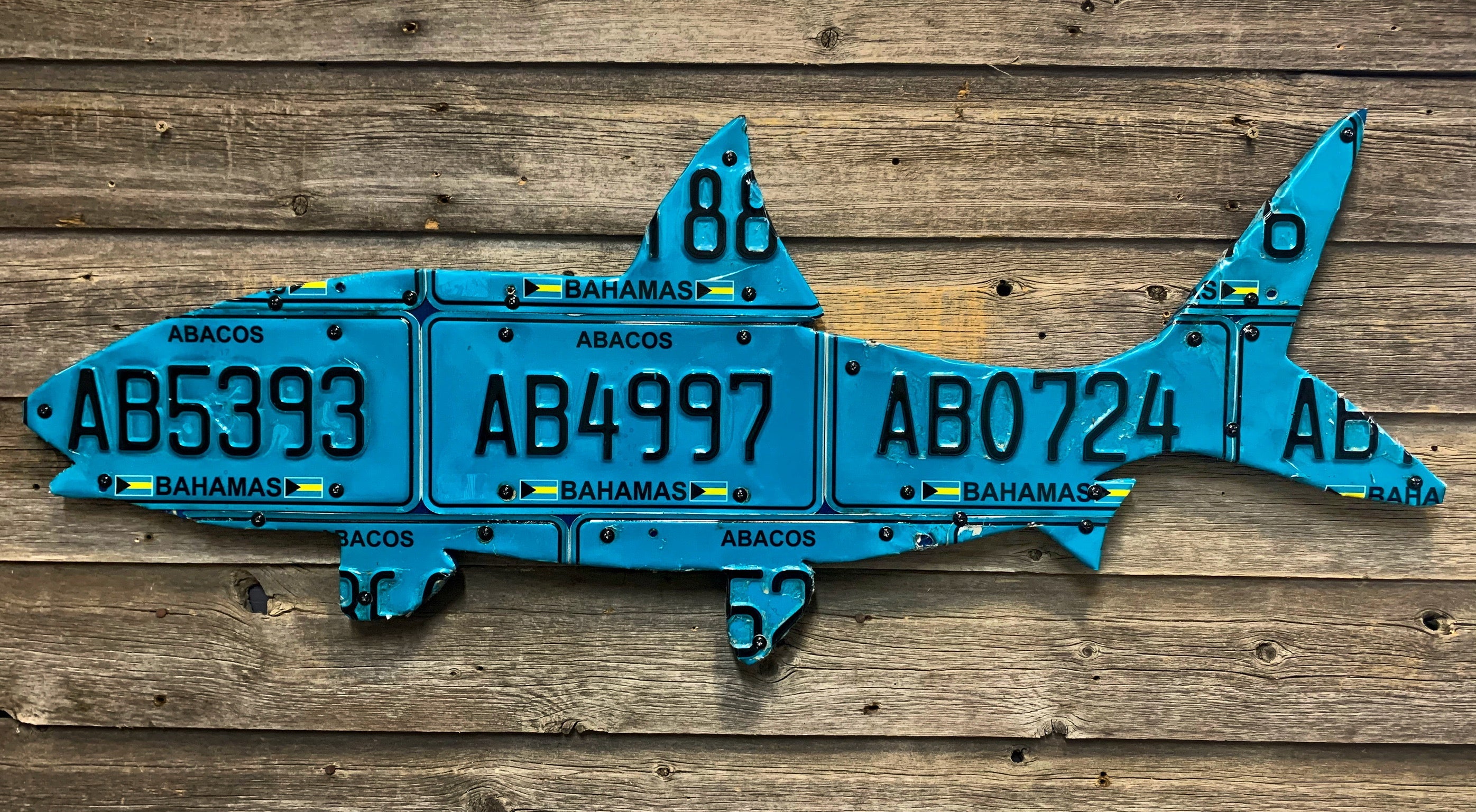 Bahamas Bonefish License Plate Art - Turquoise – Madison River Fishing ...