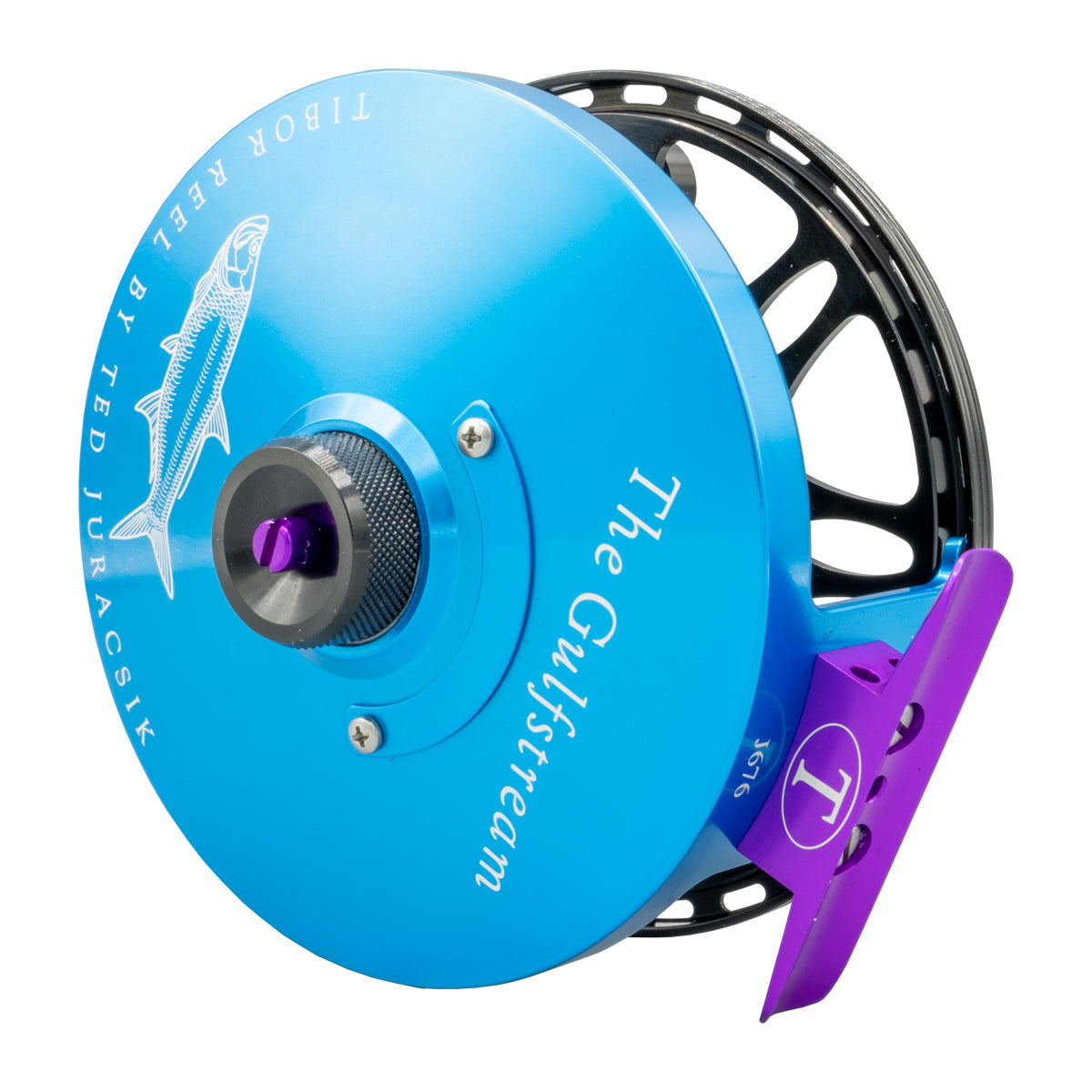 Tibor Gulfstream Reel Custom Aqua Frame, Jet Black Spool and Drag Knob ...