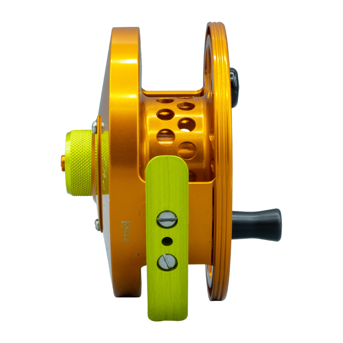 Tibor Riptide Reel Custom Sunset Orange Frame and Spool, Lemon Lime Re – Madison River Fishing ...