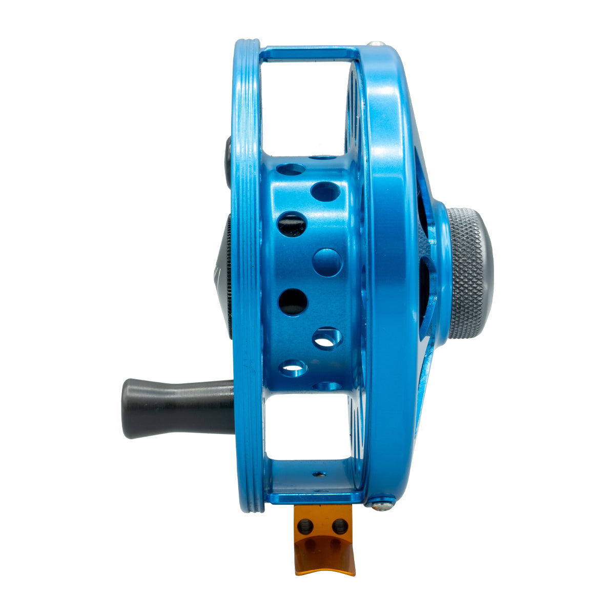Tibor Signature Seris Reel 9-10 Custom Aqua Frame, Orange Hub, Graphit ...