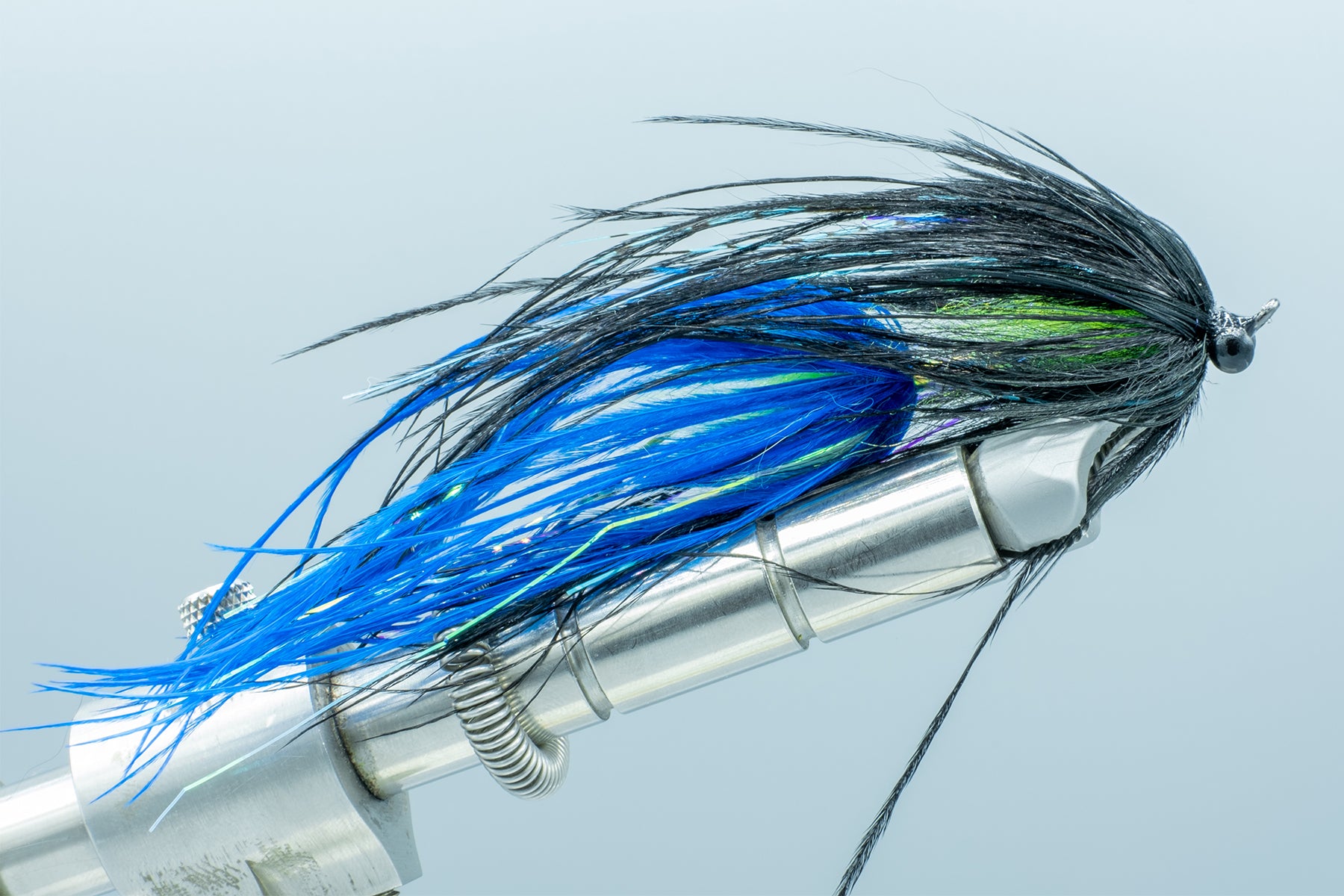 Stu's Ostrich Intruder Black/Blue – Madison River Fishing Company
