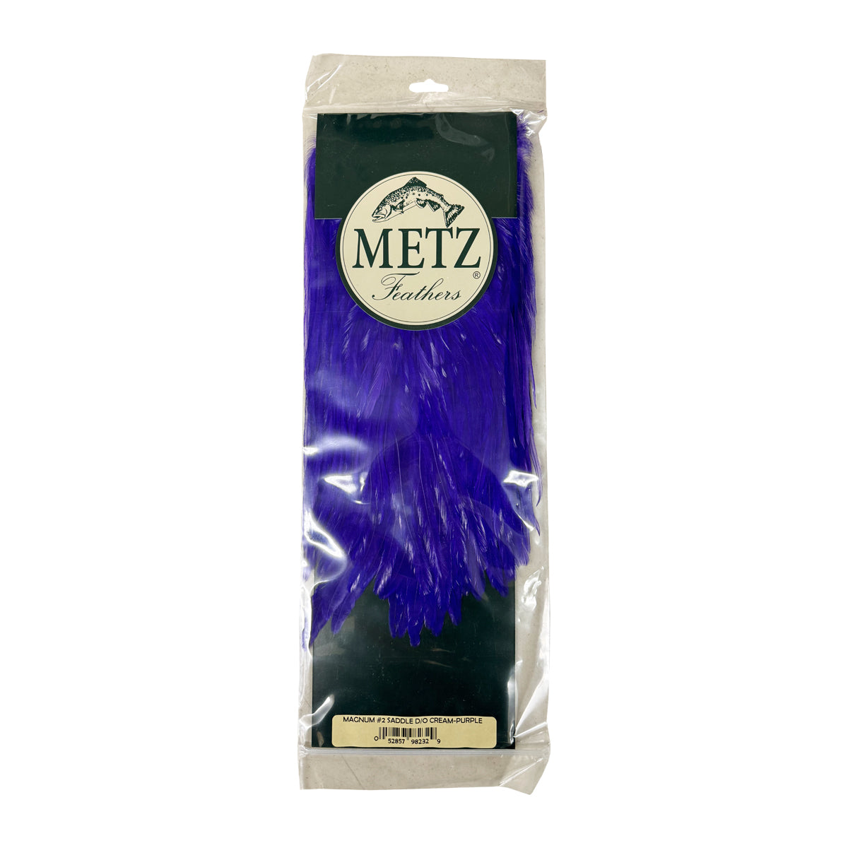 METZ #2 Magnum Saddle Cream/Purple – Madison River Fishing Company