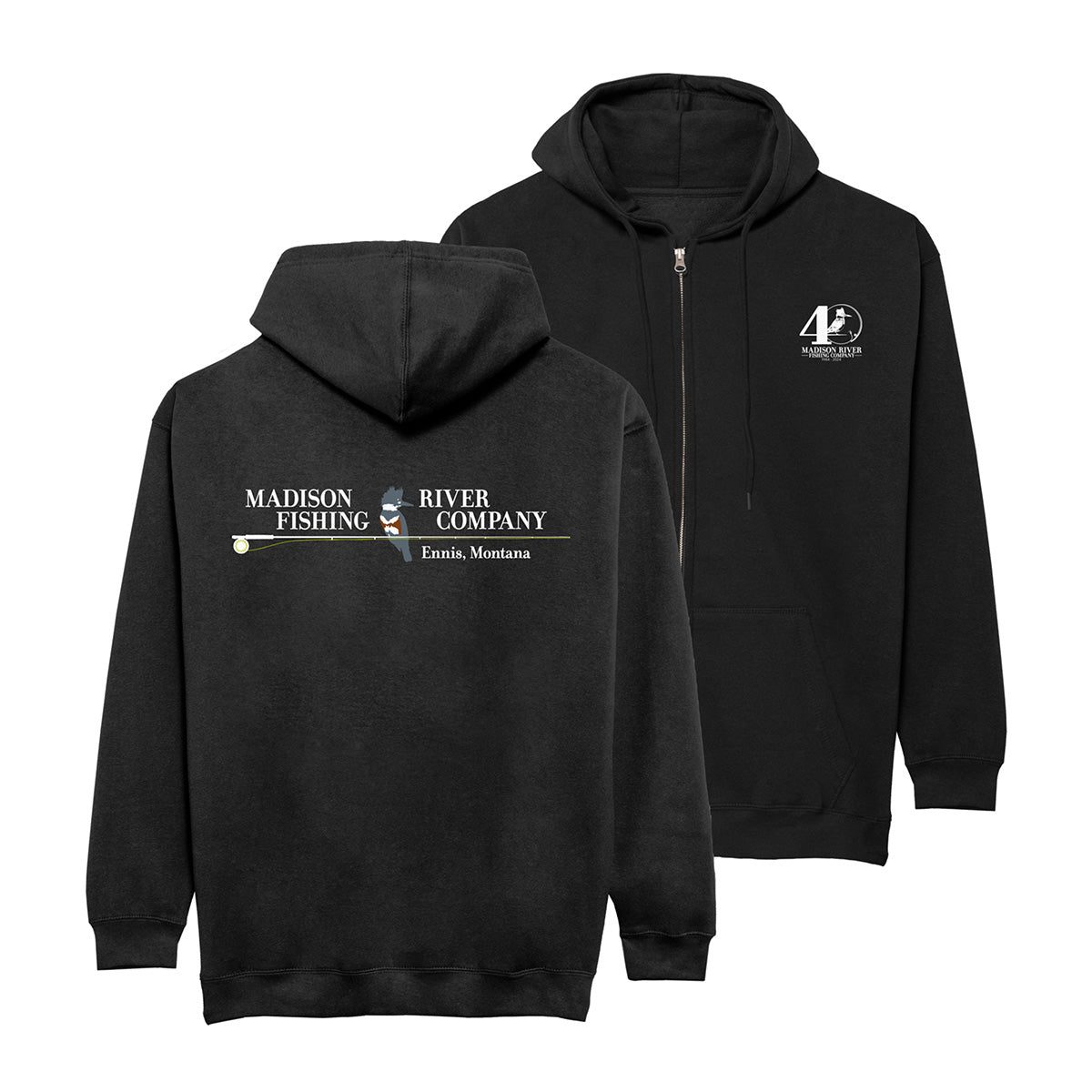 MRFC 40th Logo Benchmark Full Zip Hoody Black 40th Chest Logo, MRFC Lo ...