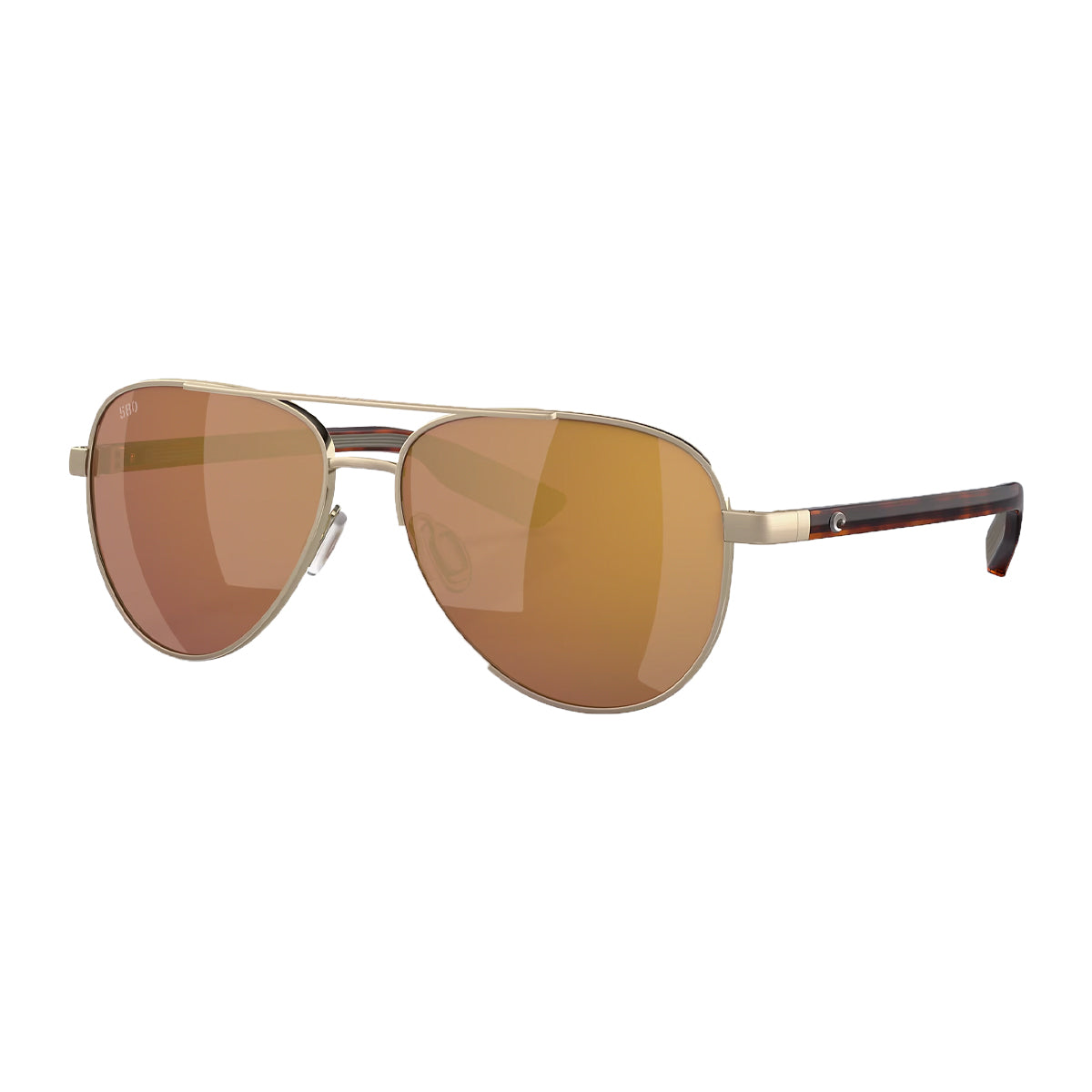 Costa Peli Sunglasses Brushed Gold - Gold Mirror 580G – Madison River ...