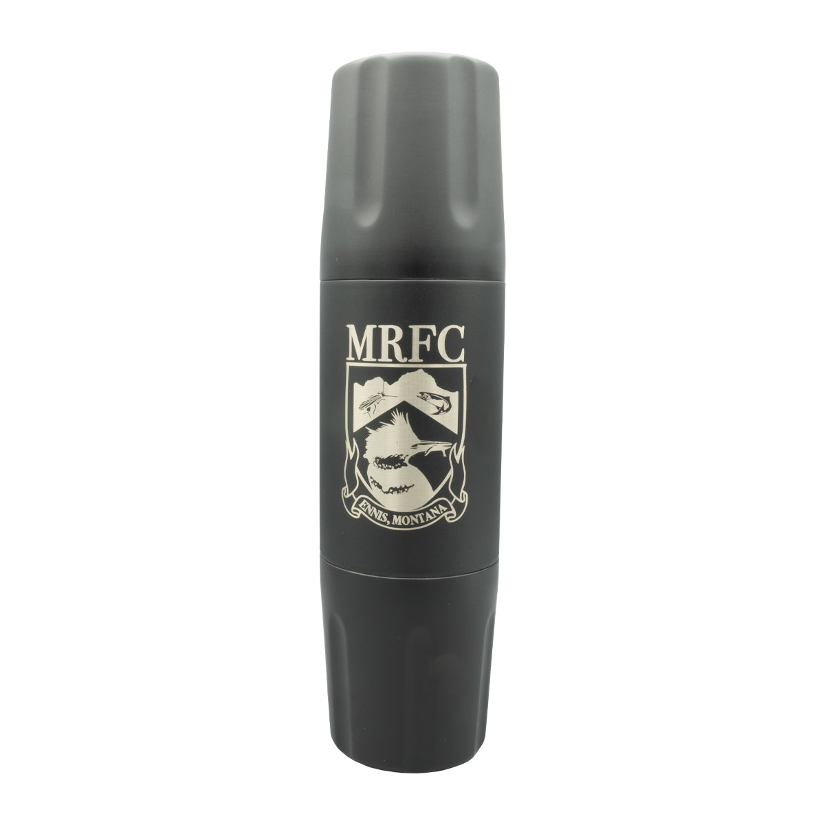 High Camp Flasks MRFC Badge Logo Firelight Flask 750mL (25.4oz.) Onyx ...