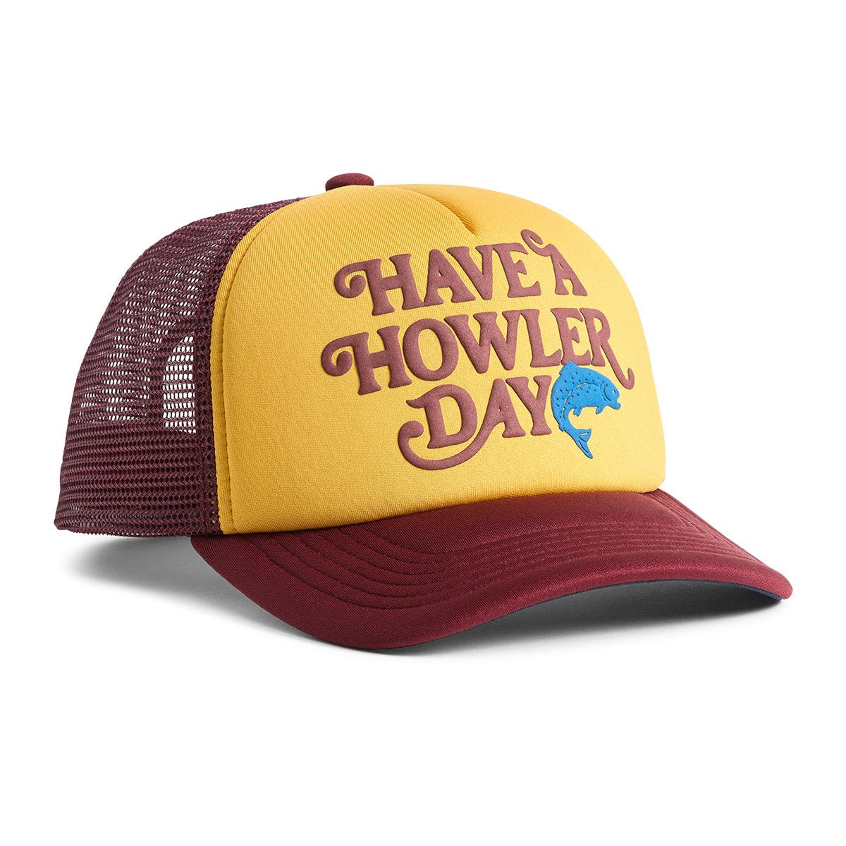 Howler Bros Foam Dome Have a Howler Day : Gold / Maroon – Madison River ...