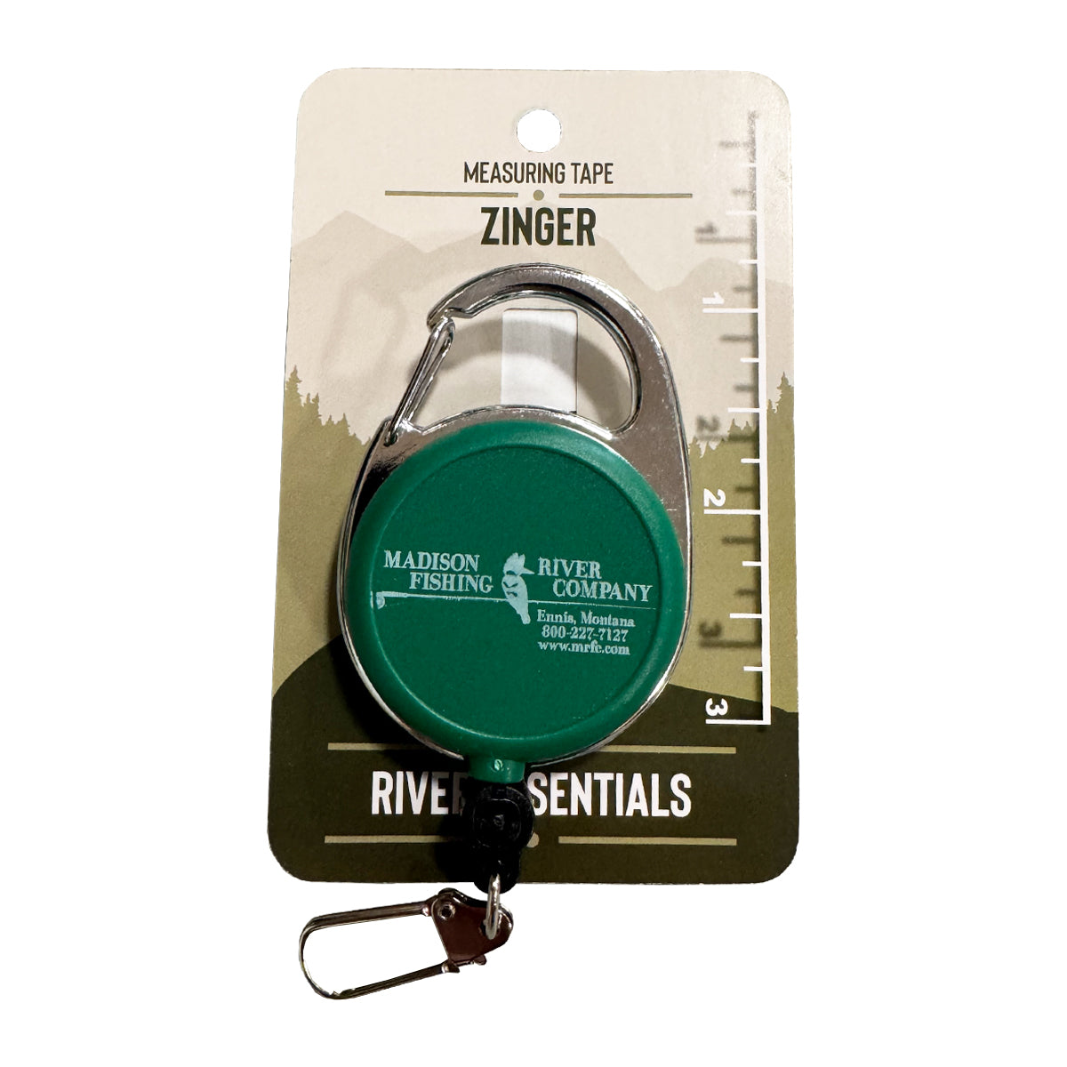 MRFC Logo Measuring Tape Zinger – Madison River Fishing Company