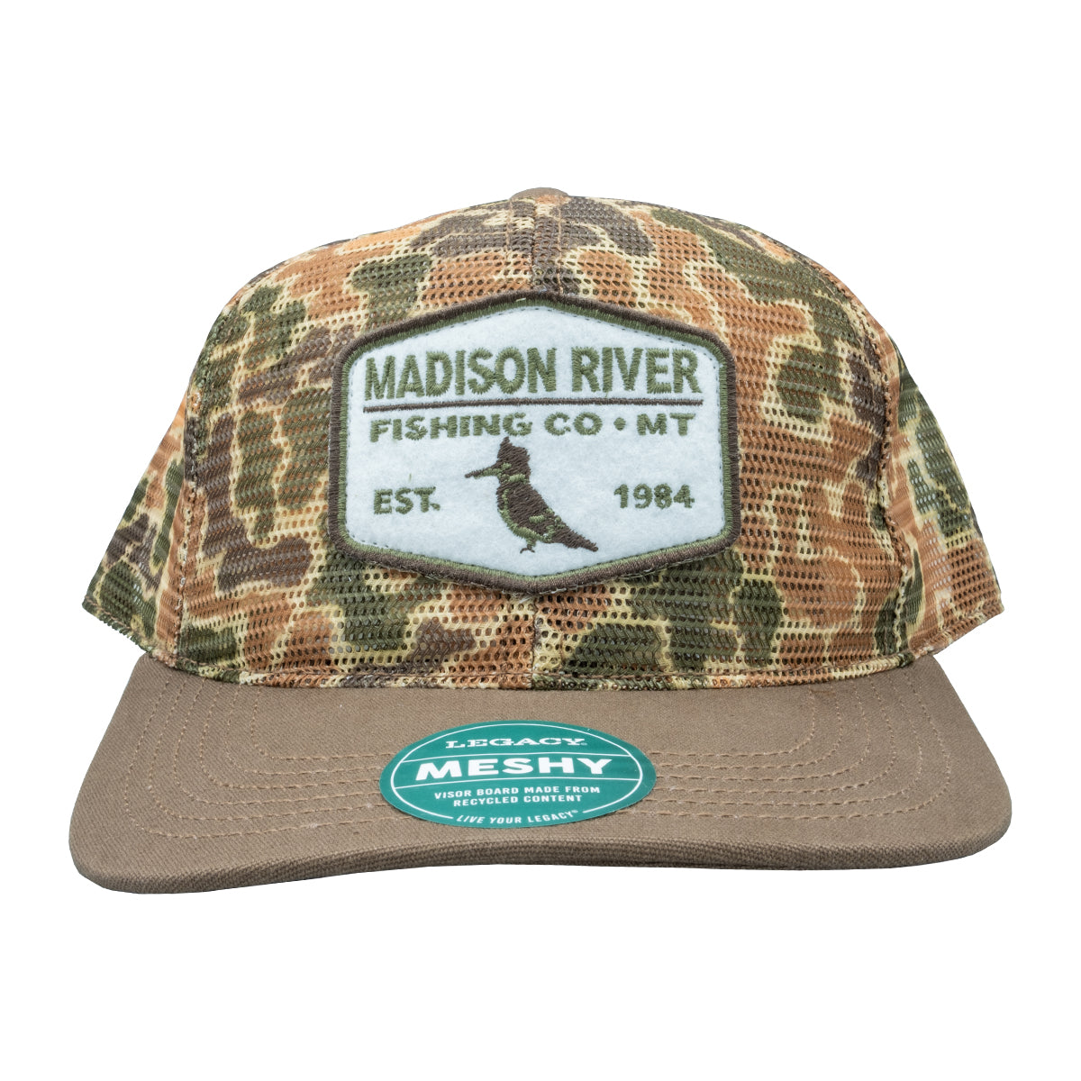 MRFC Logo Meshy Hat Duck Camo – Madison River Fishing Company