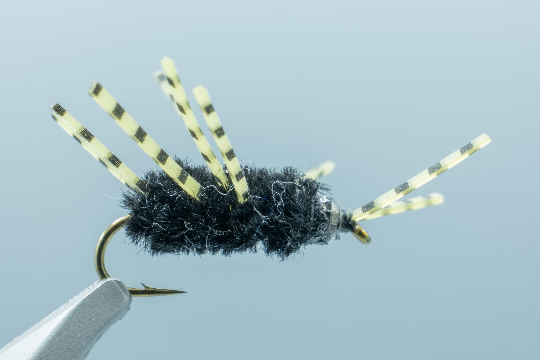 Micro Tungsten Rubber Leg Black #14 – Madison River Fishing Company