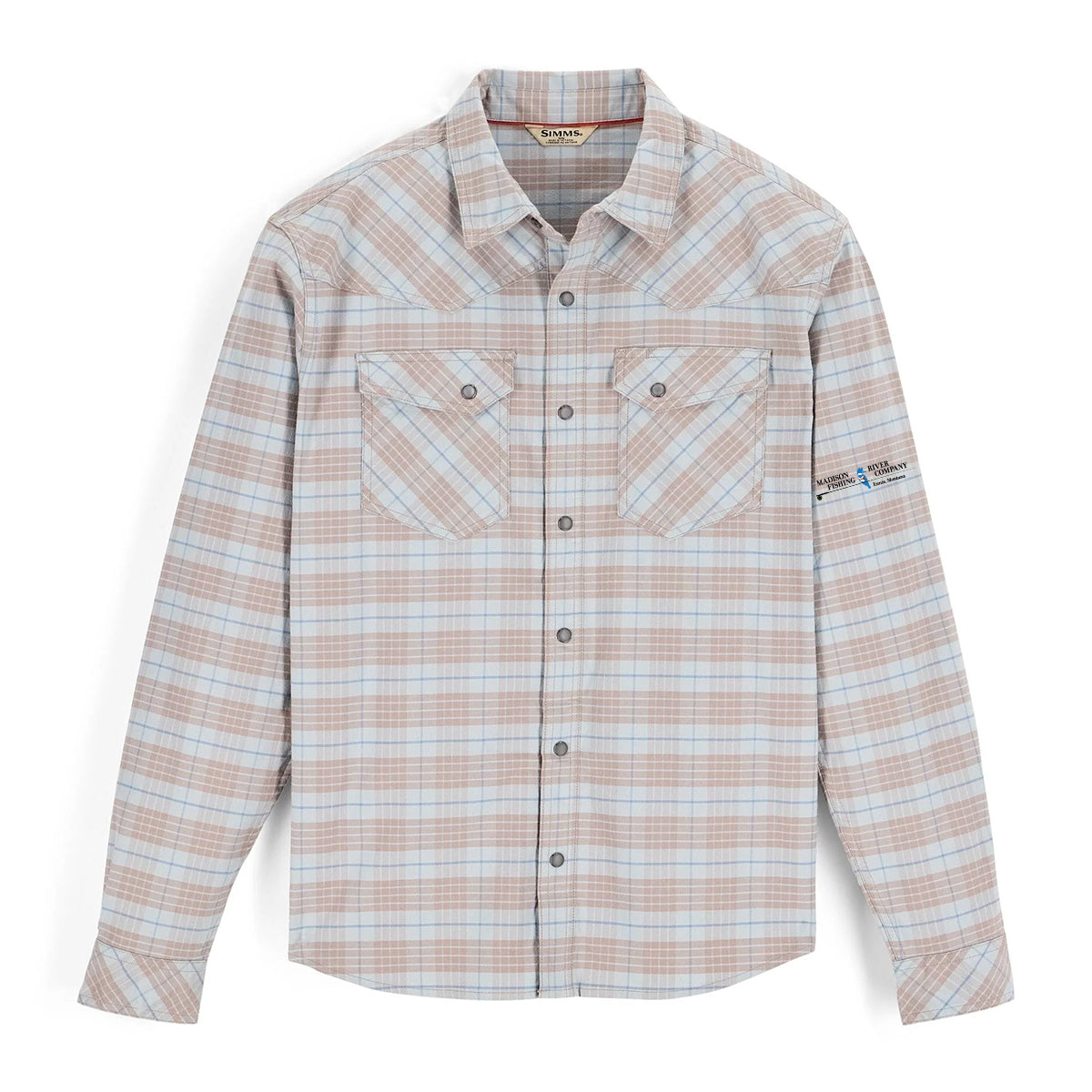 Simms MRFC Logo Brackett Flannel Drummond Plaid: Sterling – Madison ...