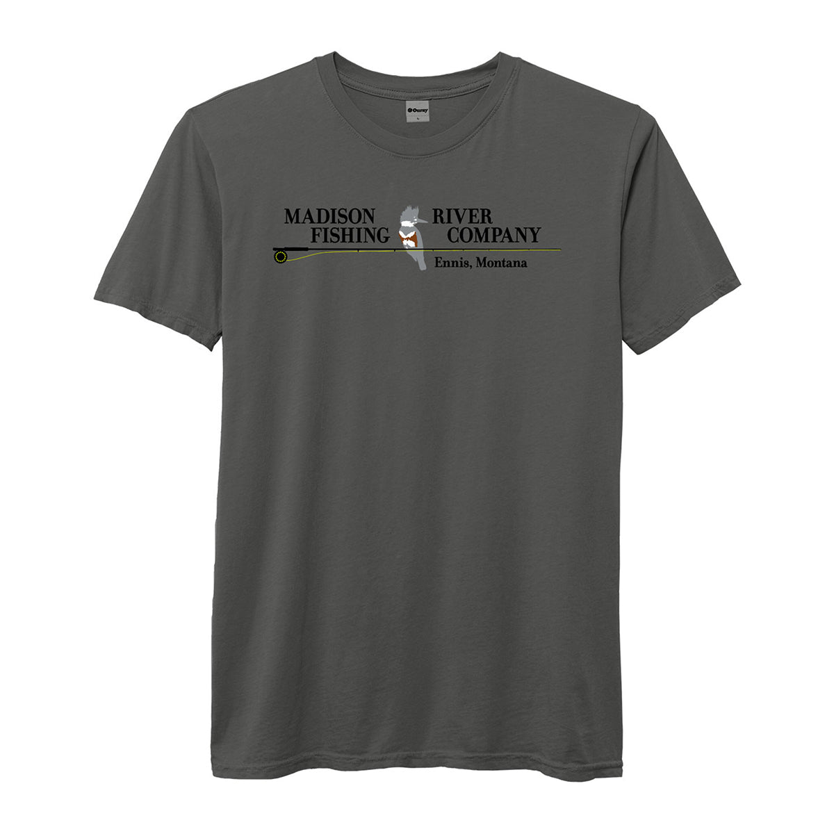 MRFC Logo S/S T- Shirt Washed Pepper Chest Logo – Madison River Fishing ...