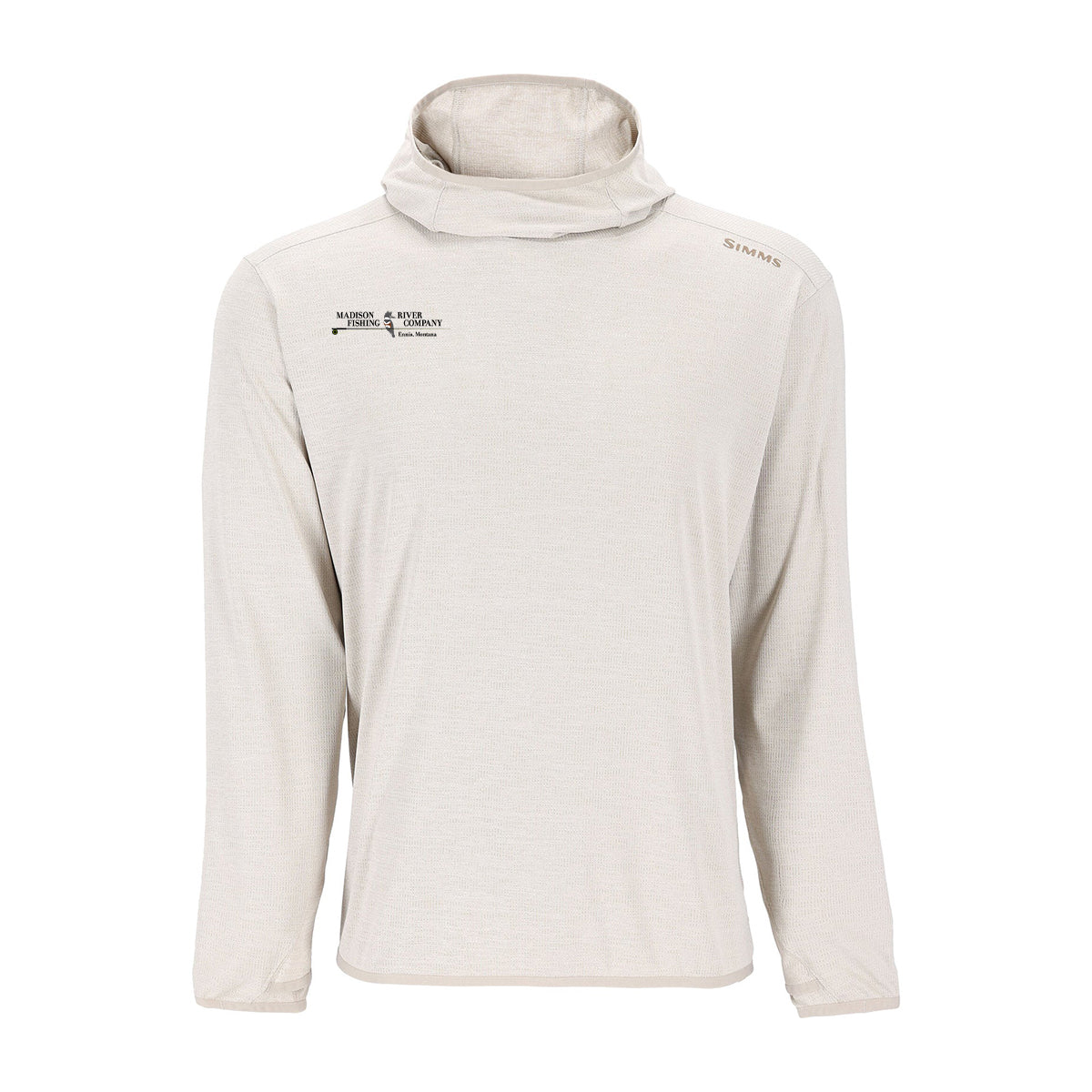 Simms MRFC Logo Stone Cold Hoody Lunar Gray – Madison River Fishing Company