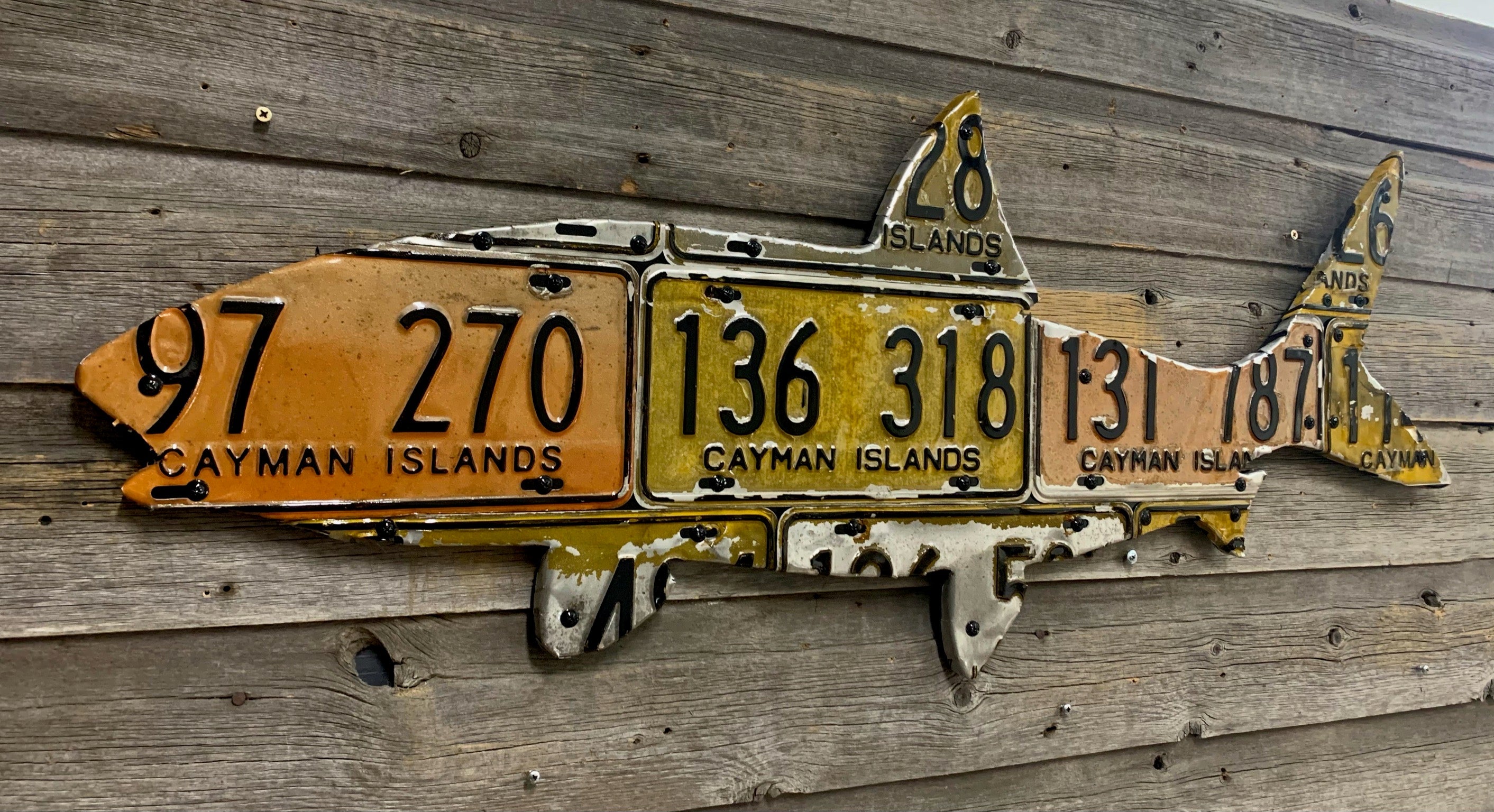 Cayman Islands Bonefish License Plate Art – Madison River Fishing Company