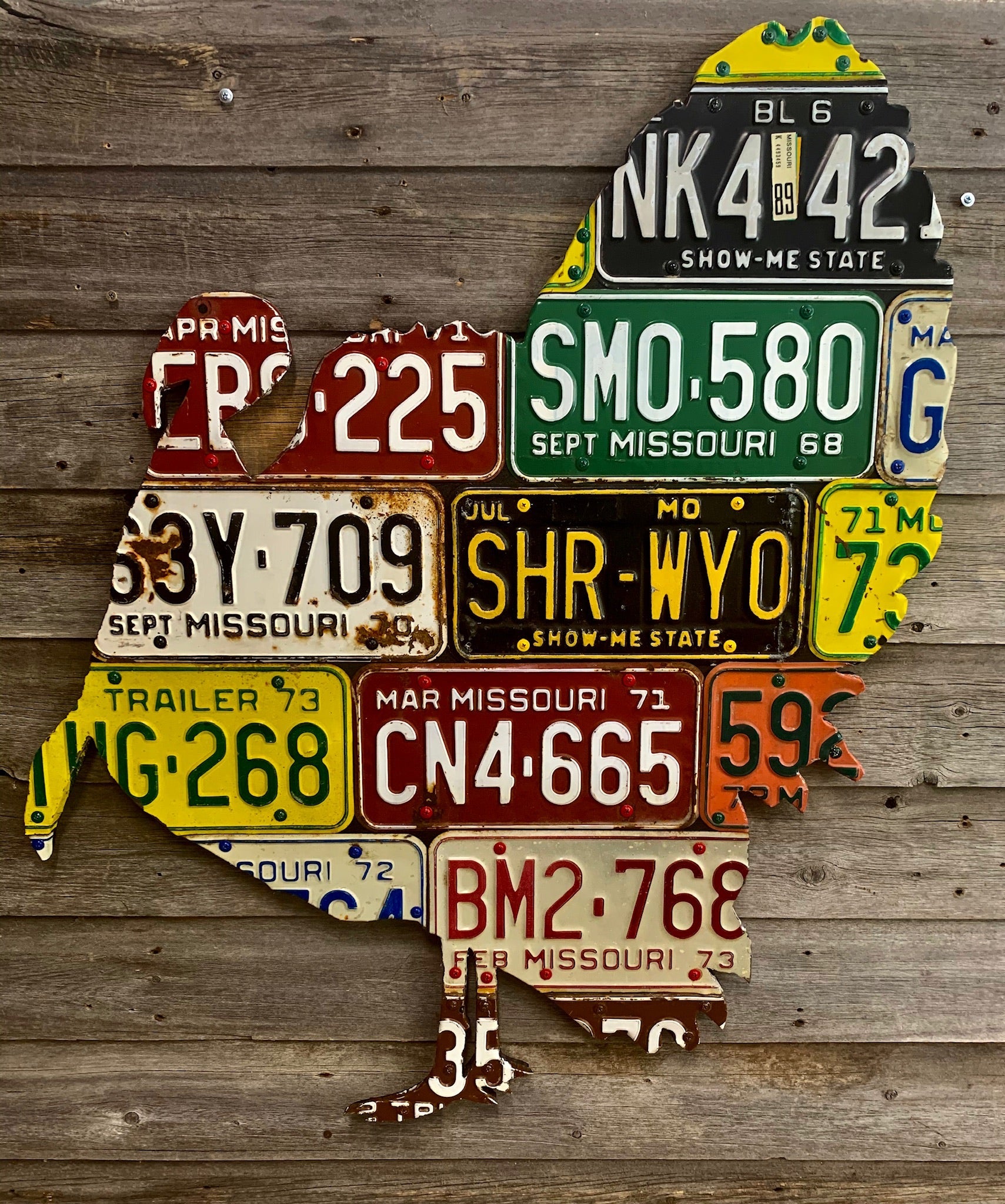 Missouri Turkey License Plate Art – Madison River Fishing Company