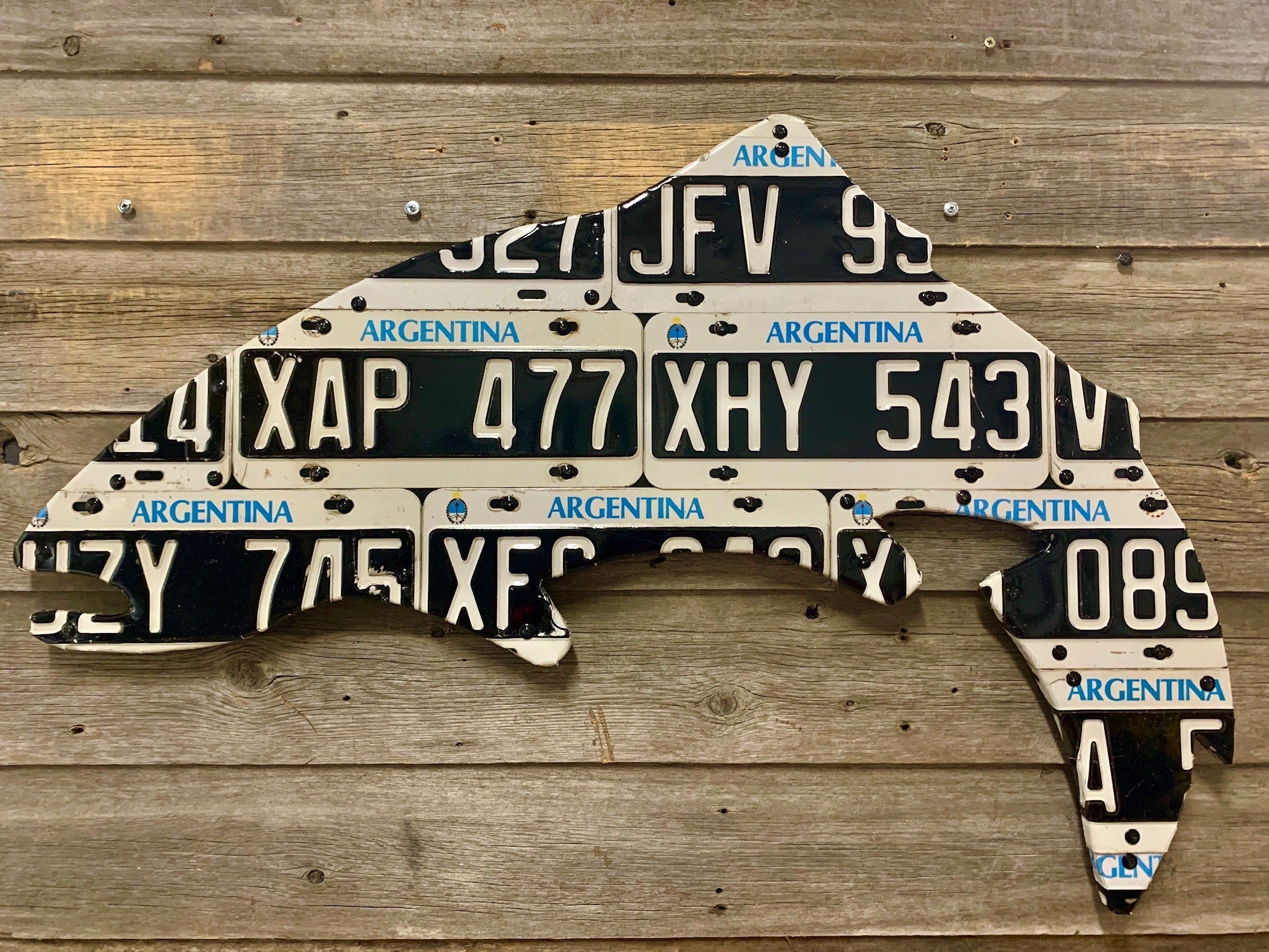Argentina Trout License Plate Art – Madison River Fishing Company