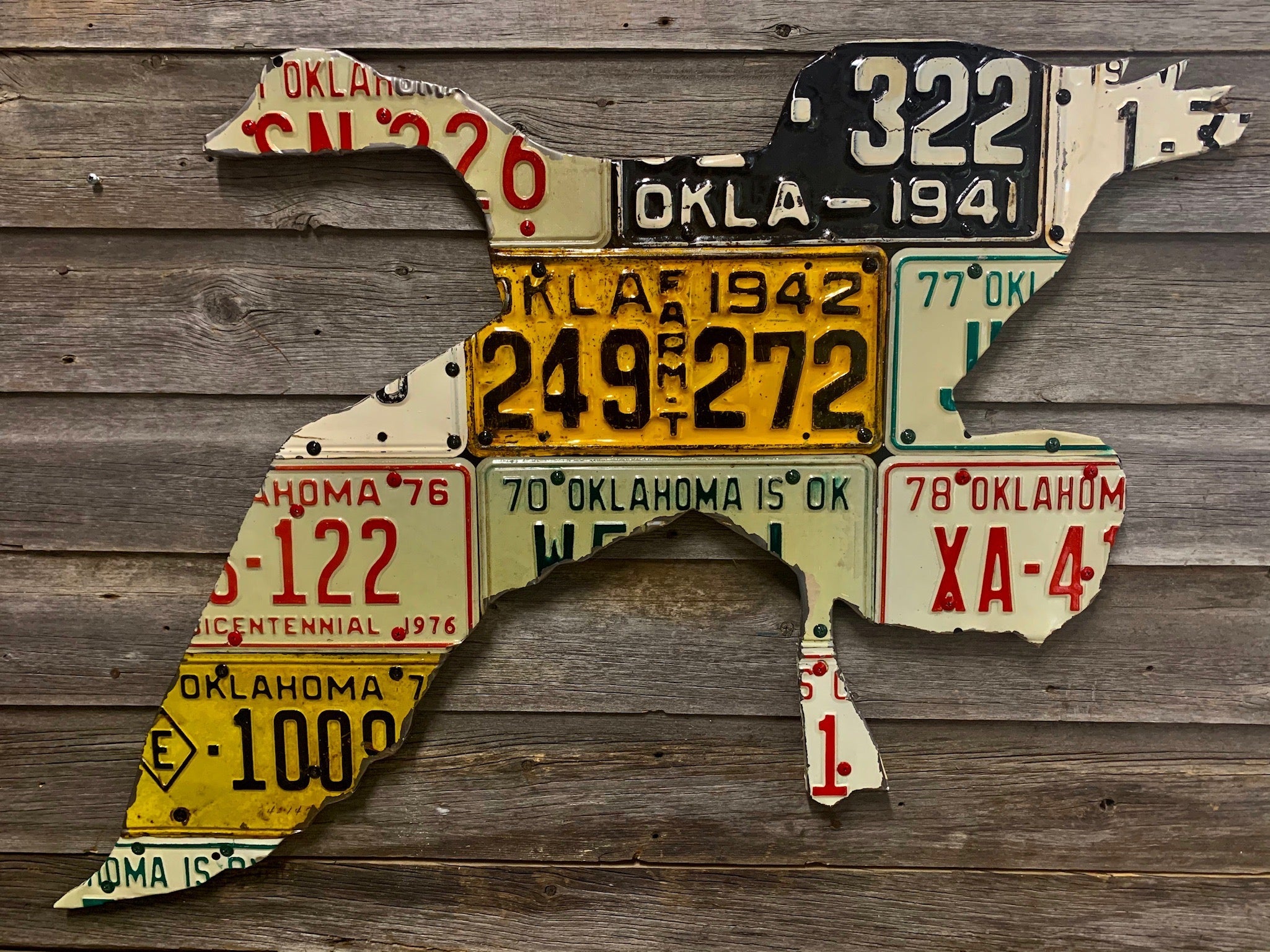 Oklahoma Goose License Plate Art – Madison River Fishing Company