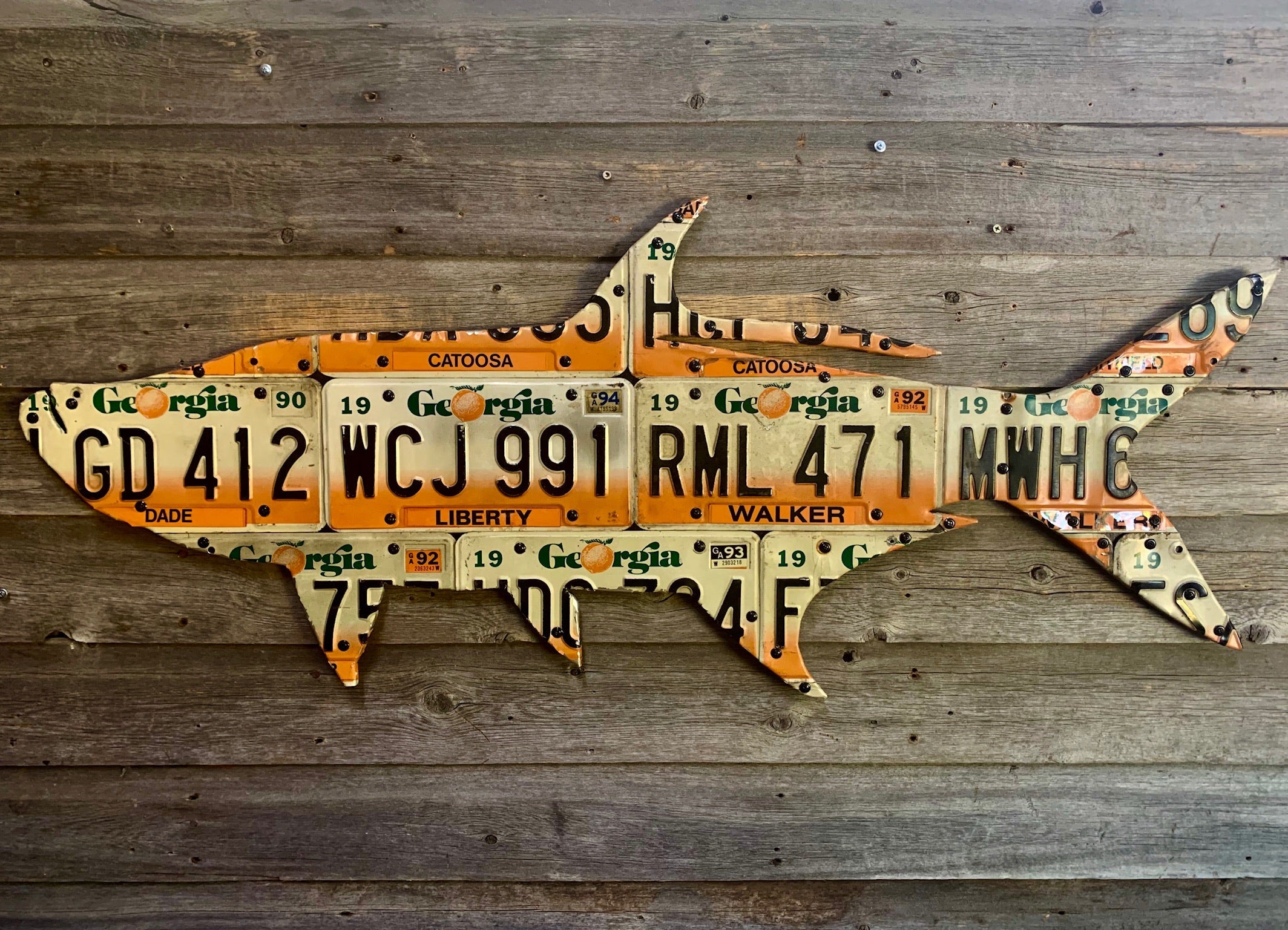 Georgia Tarpon License Plate Art – Madison River Fishing Company