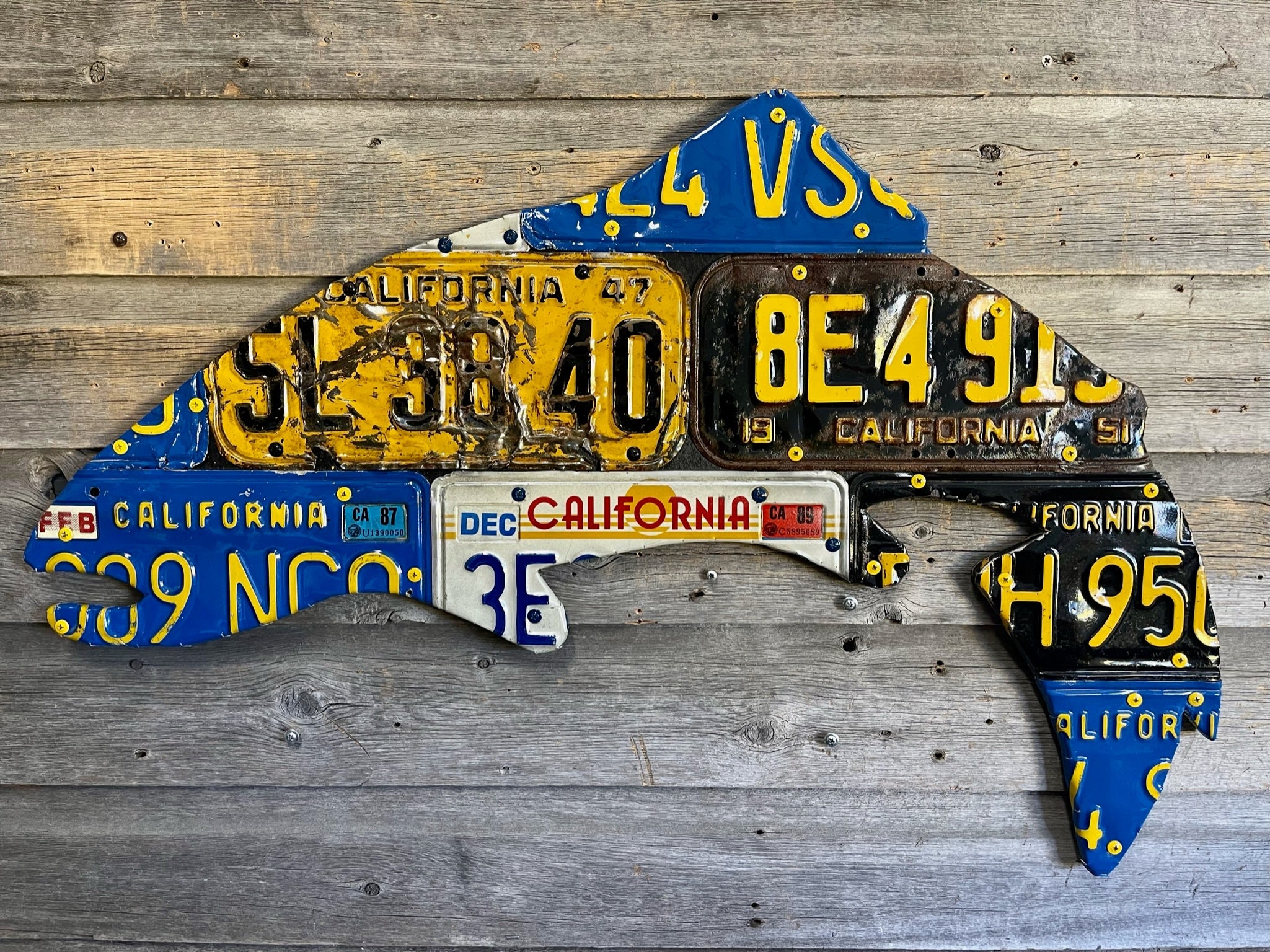 California Antique Trout License Plate Art – Madison River Fishing Company
