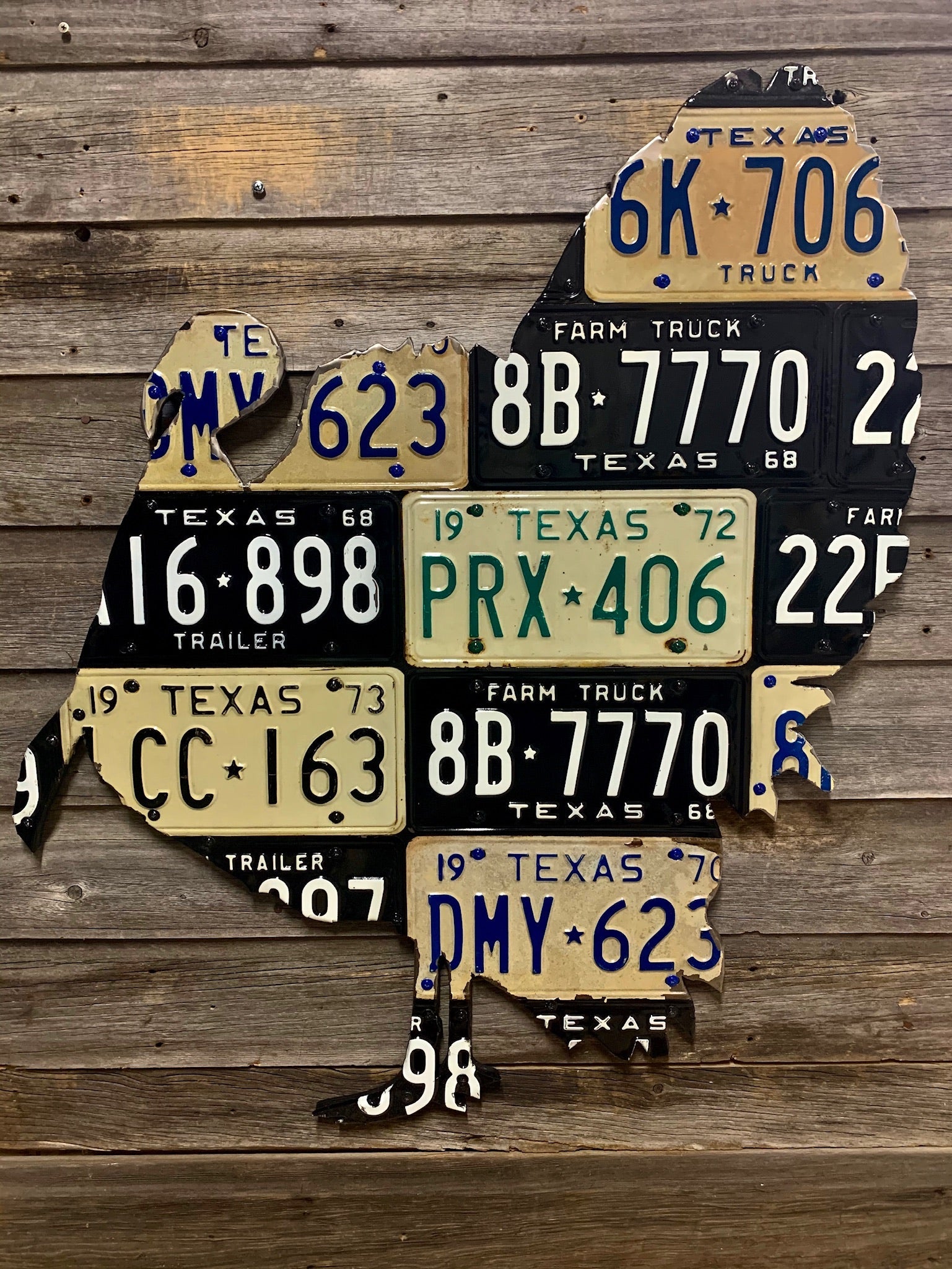 Texas Turkey License Plate Art – Madison River Fishing Company