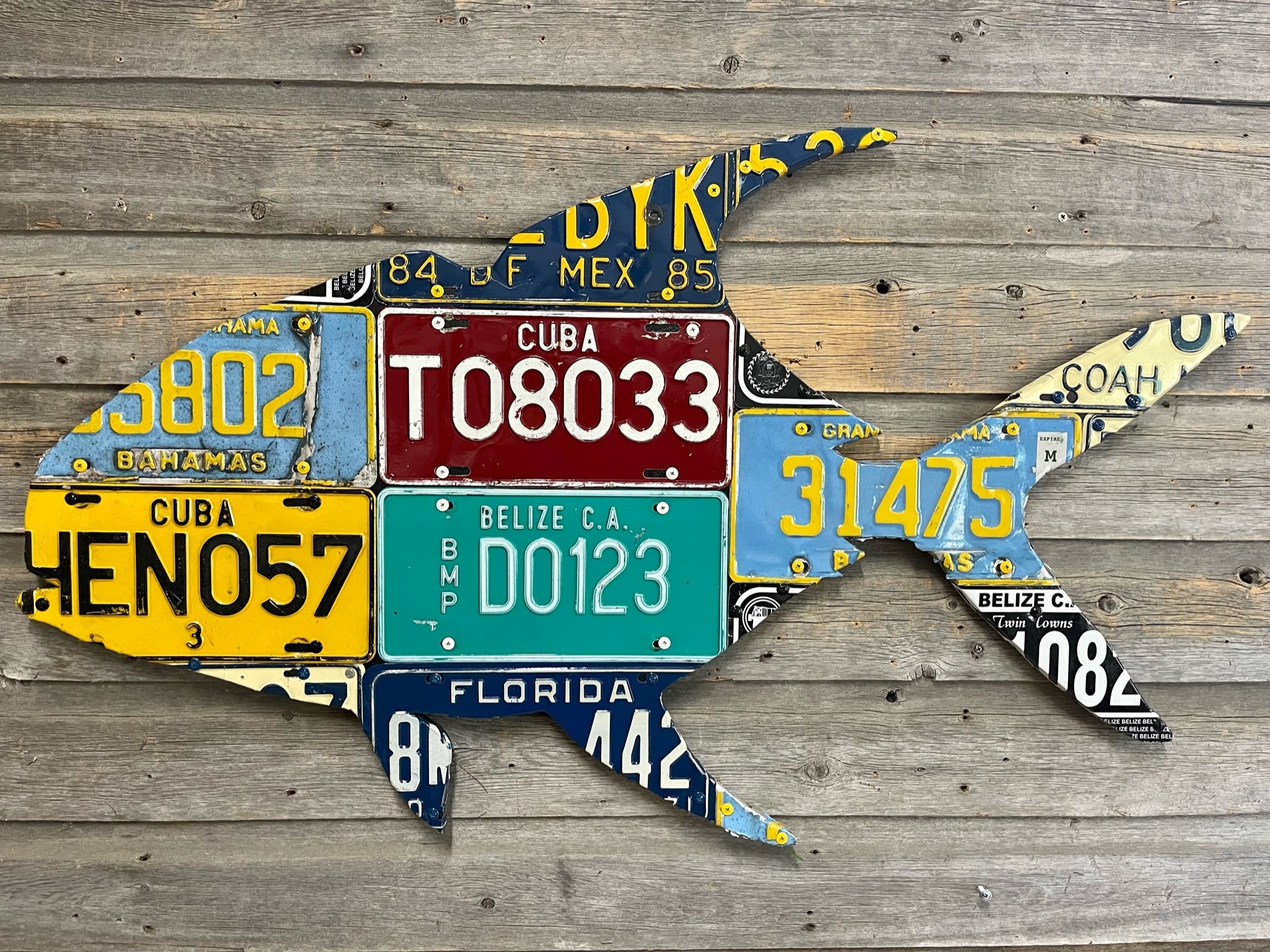 Caribbean Grand Slam Permit License Plate Art – Madison River Fishing ...