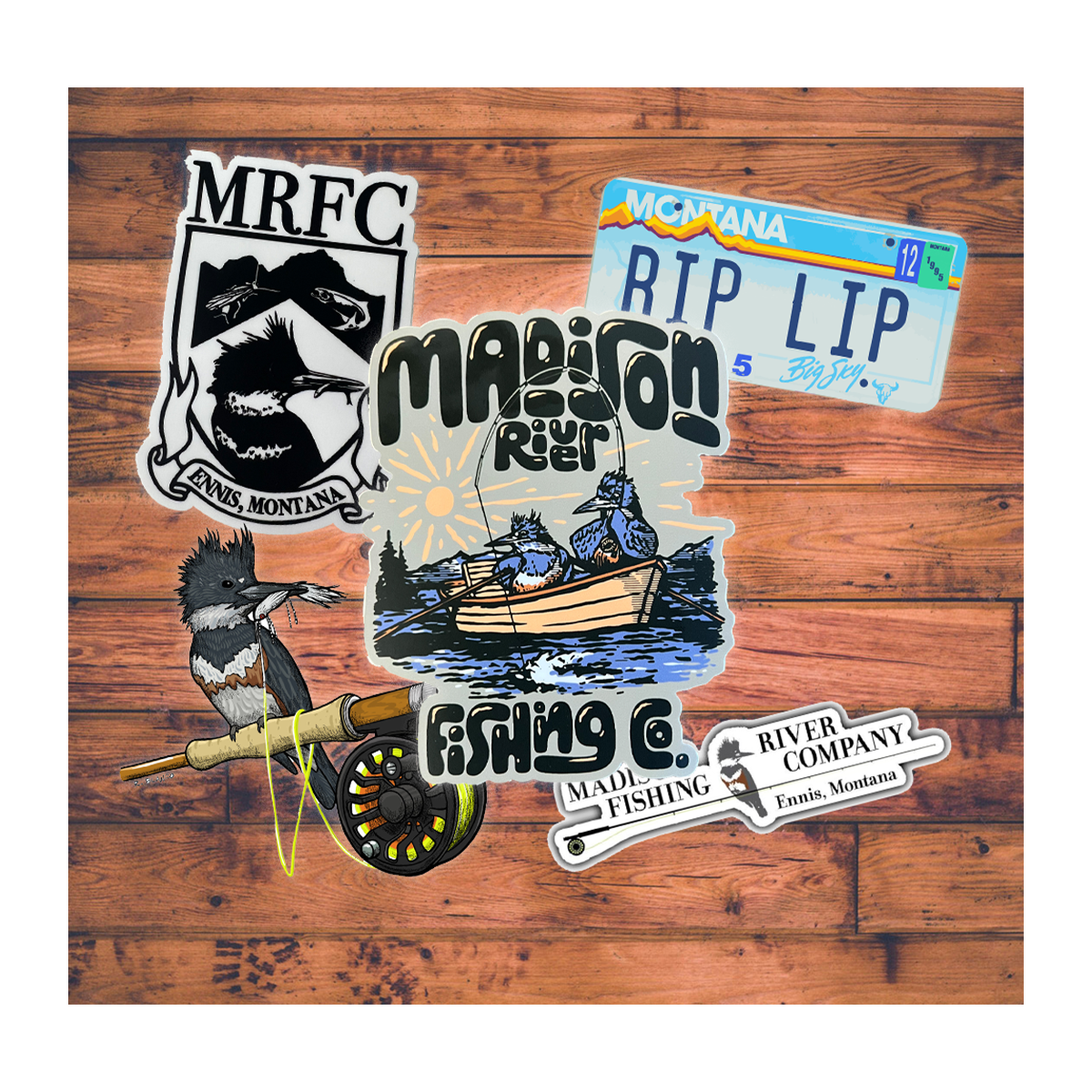 MRFC Logo Sticker Bundle – Madison River Fishing Company