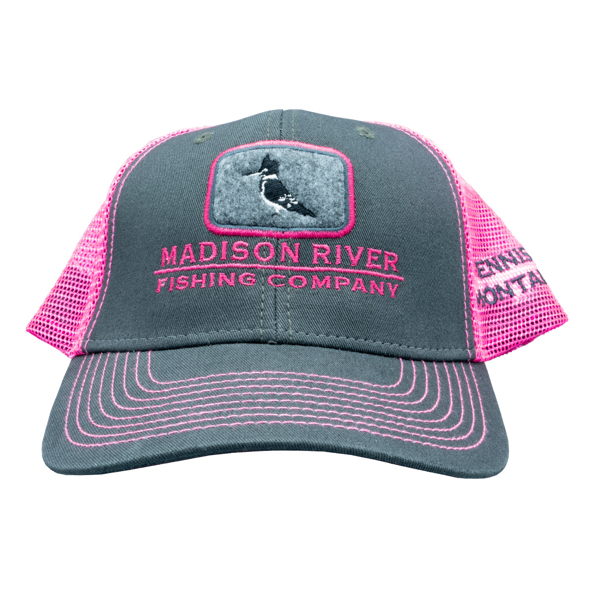 MRFC Logo Kingfisher Sideline Trucker Dark Grey/Neon Pink – Madison ...