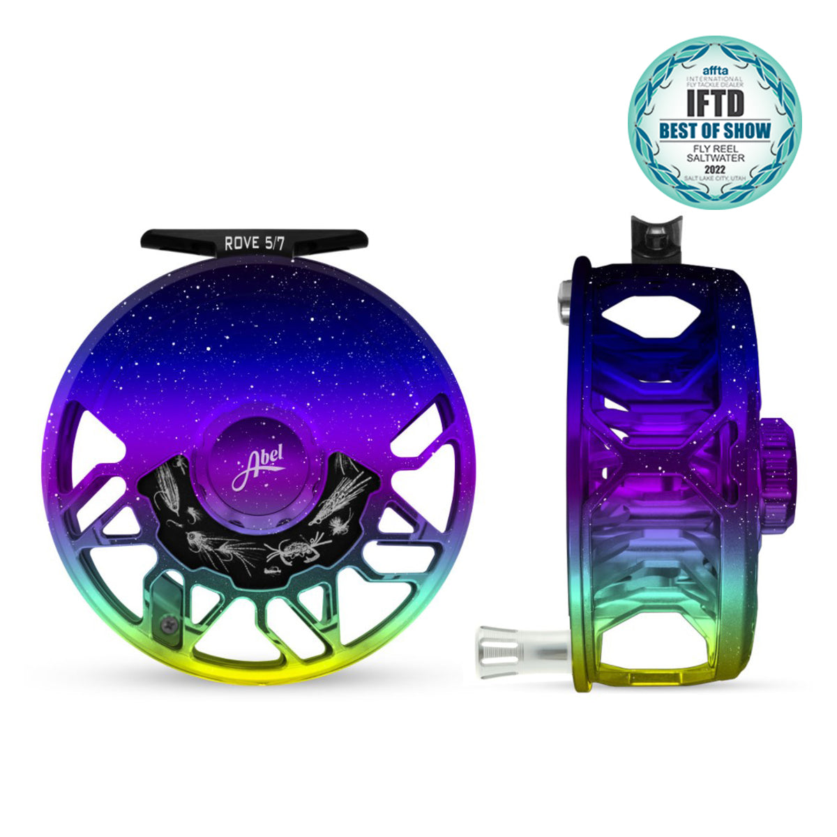 Abel ROVE Reel 5/7 Northern Lights Fade with Platinum Handle – Madison ...
