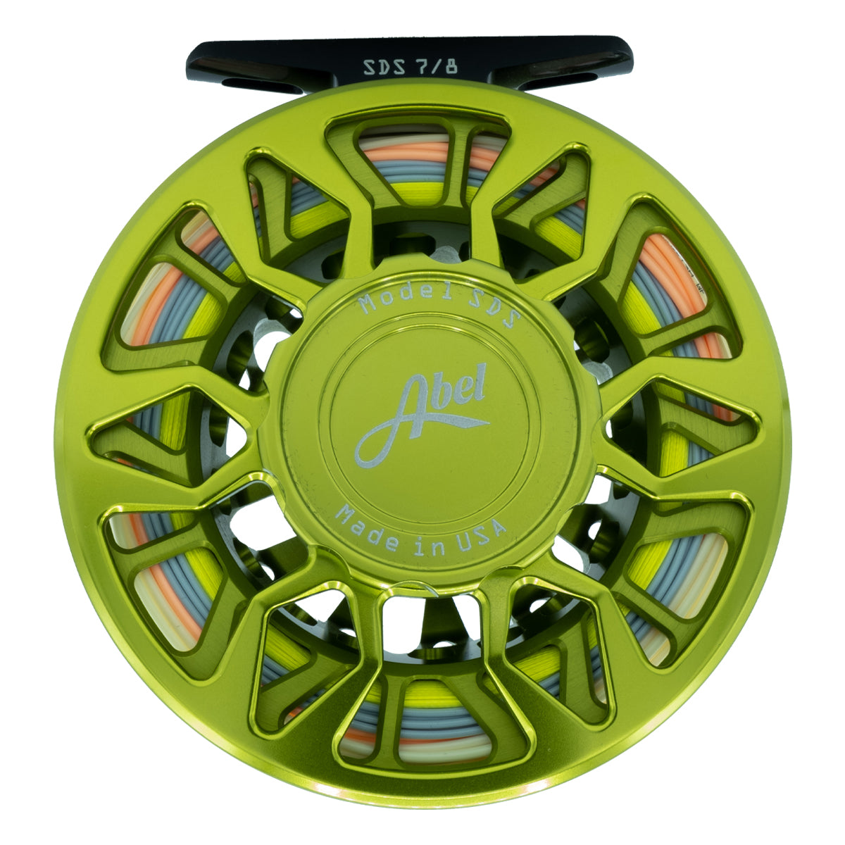 Abel SDS Reel 7/8 Lime Green w/ RIO Bonefish Elite WF-8-F - LH ...