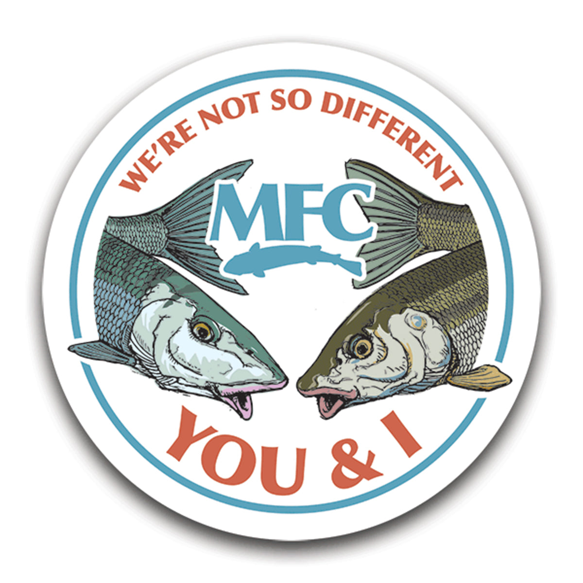 MFC Circle Sticker - Not So Different (4in. x 4in.) – Madison River ...