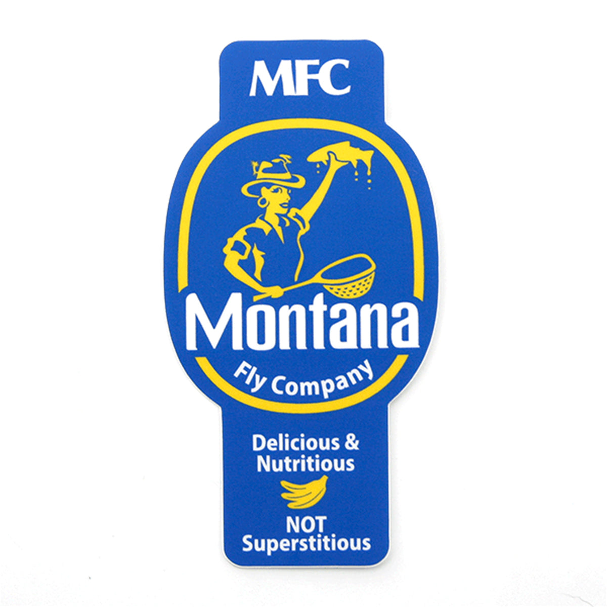 MFC Signature Sticker - Bananas (3in. X 5in.) – Madison River Fishing ...