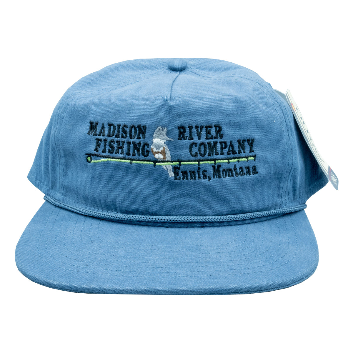MRFC Logo Ranger Hat Slate Blue – Madison River Fishing Company