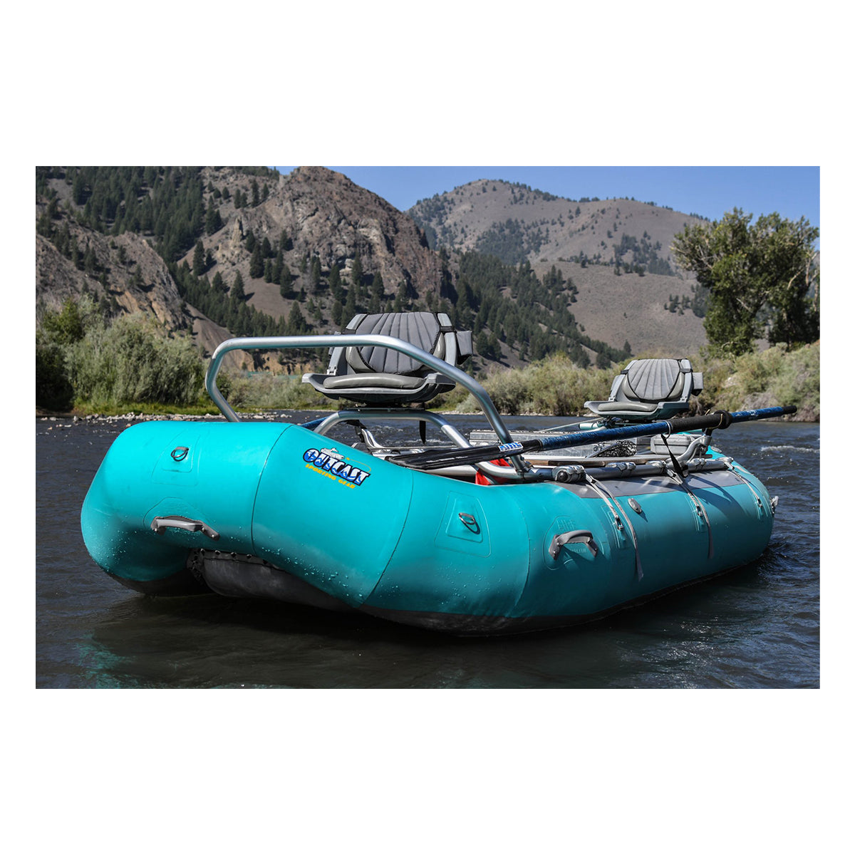 Outcast PAC 136DD Raft Teal with Frame – Madison River Fishing Company