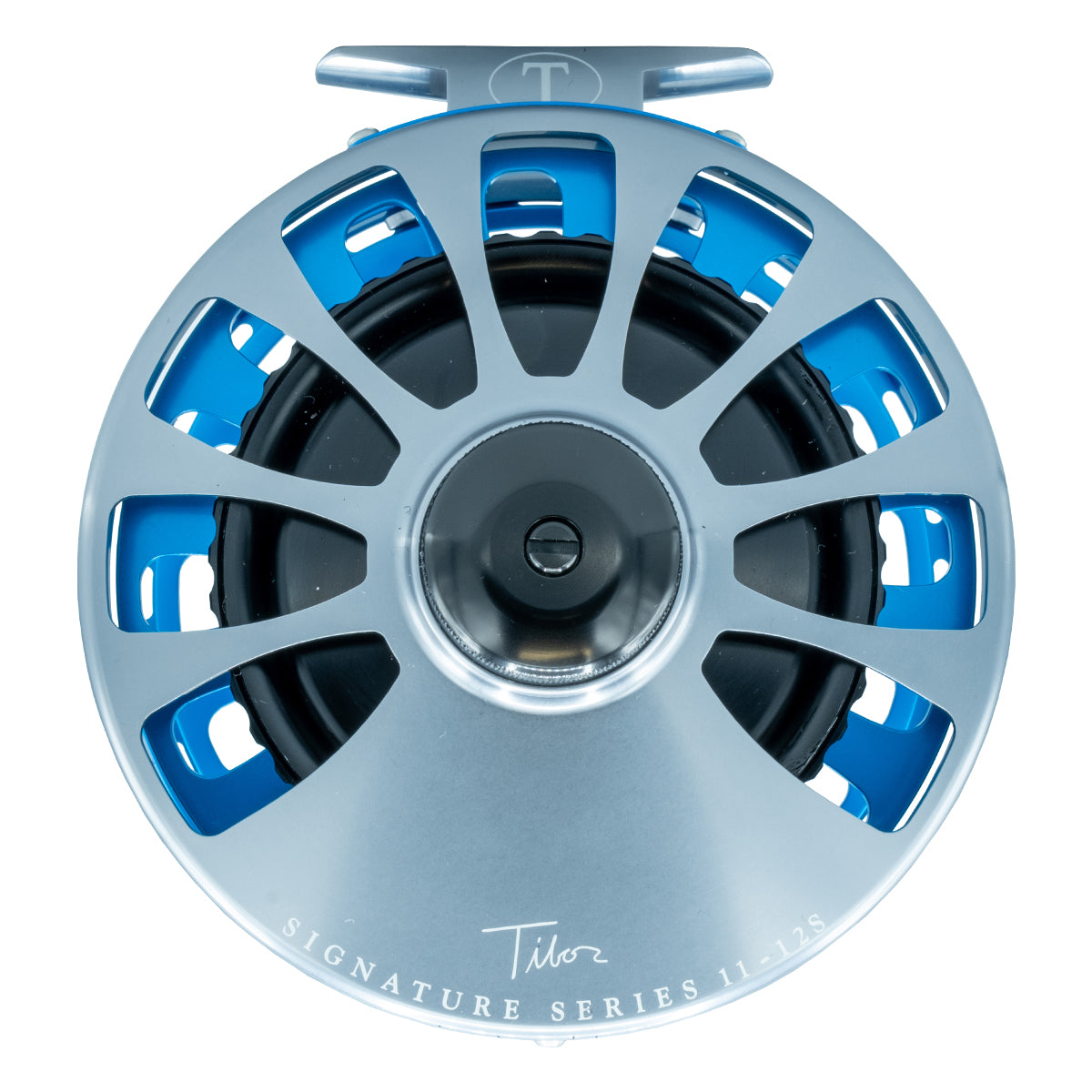 Tibor Signature Series Reel 11-12S Custom Graphite with Black Hub ...