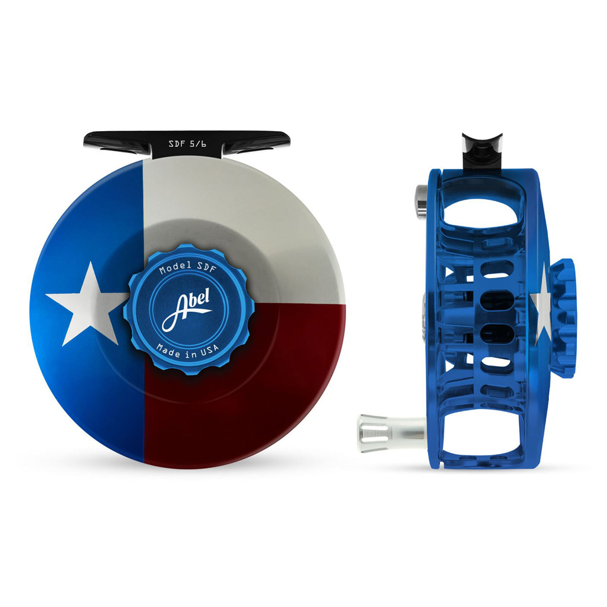 Abel SDF Reel Solid 5/6 TX Flag Edition with Platinum Handle – Madison ...