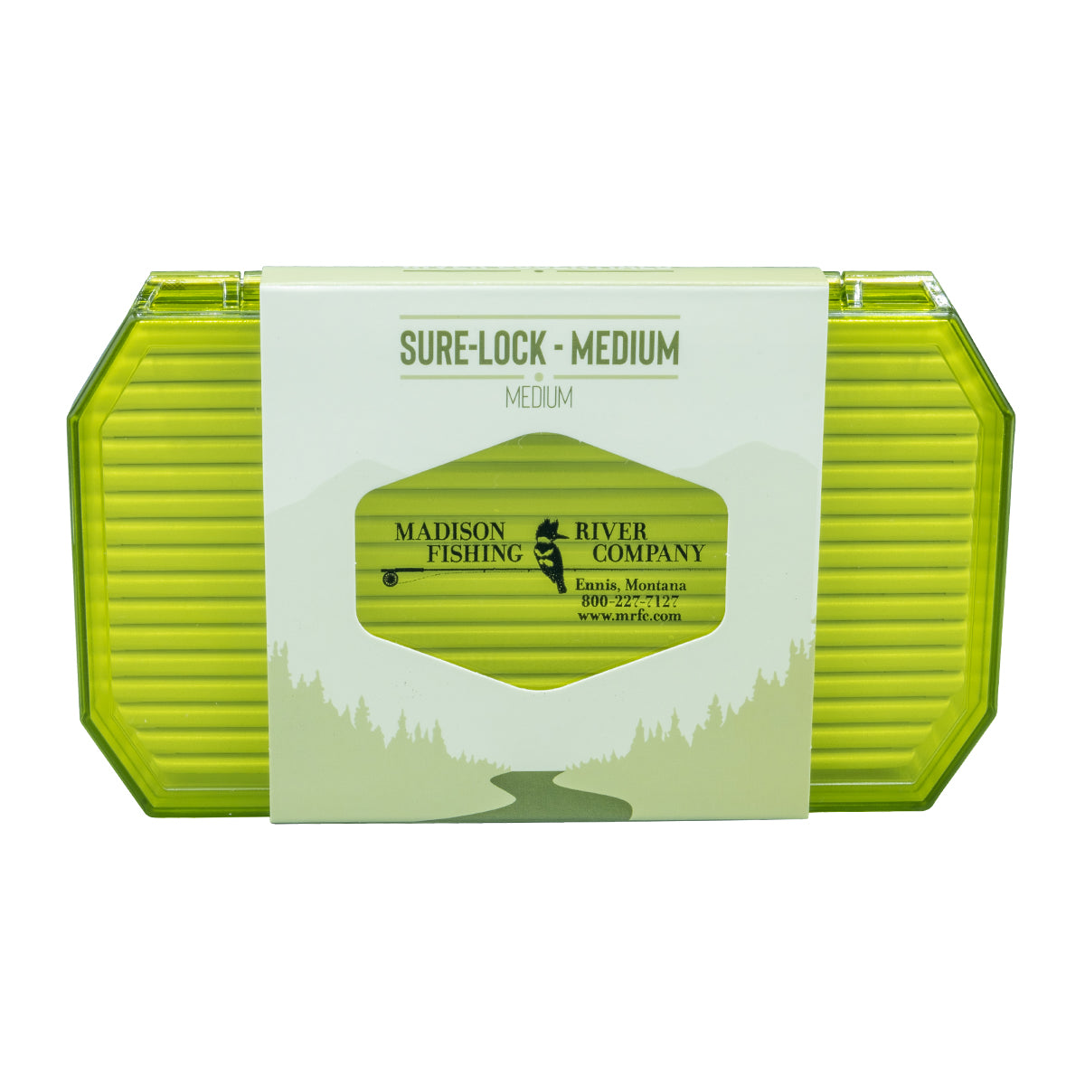MRFC Sure-Lock Poly Ridge Foam Fly Box Green Medium – Madison River ...