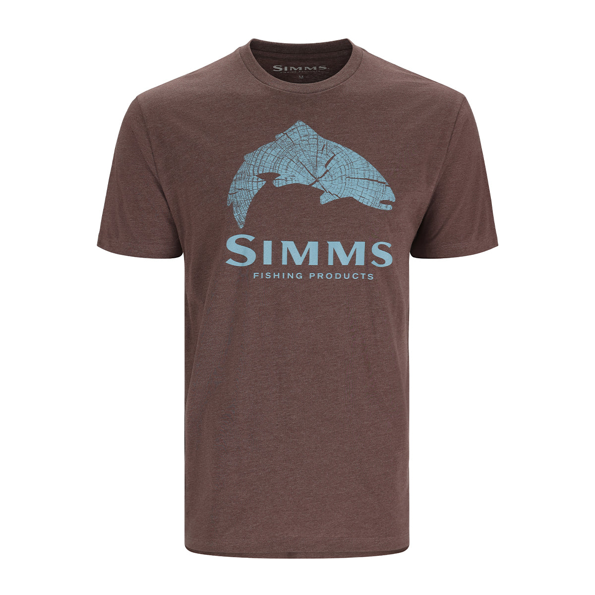 Simms Wood Trout Fill T-Shirt Brown Heather – Madison River Fishing Company
