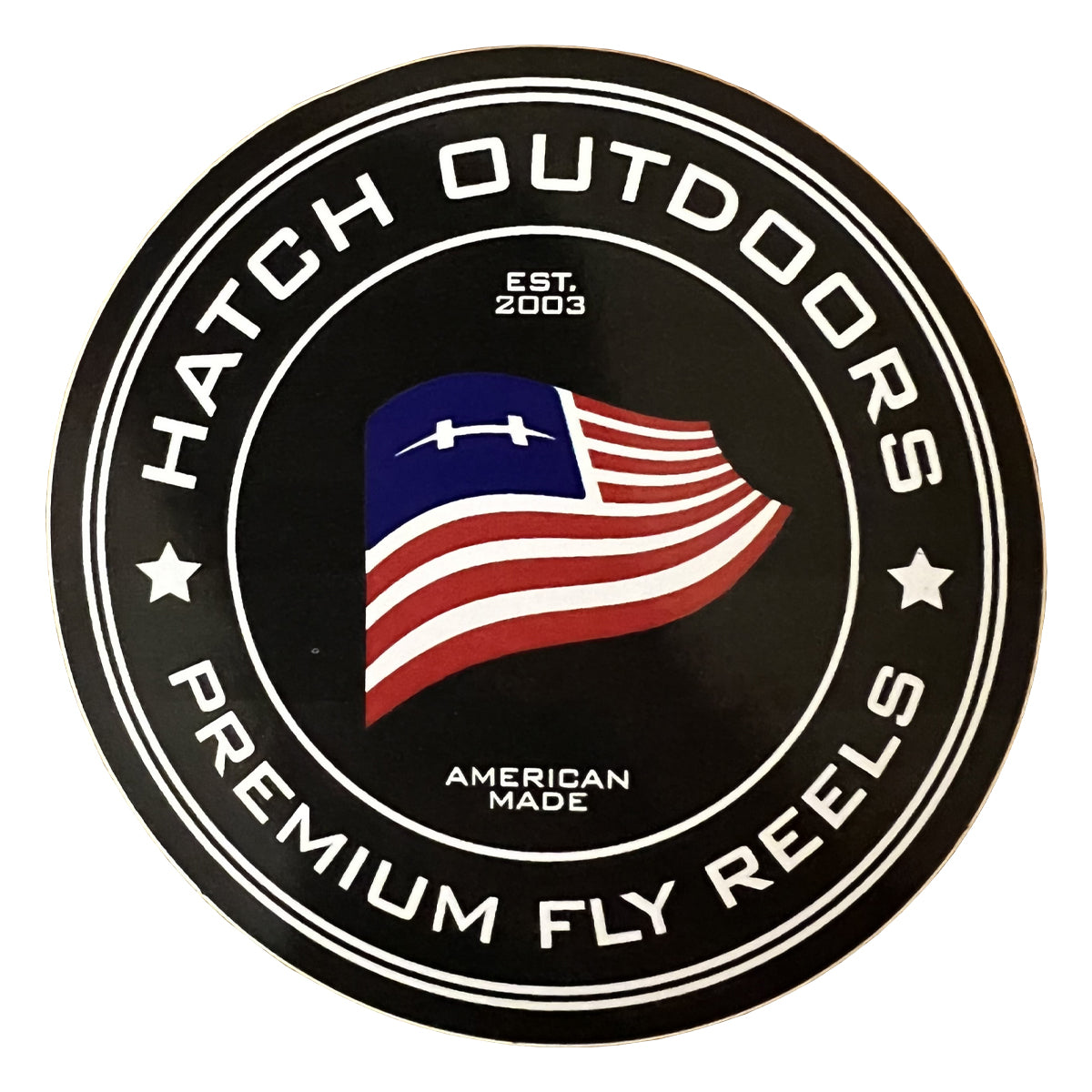 Hatch Outdoors Premium Fly Reels Sticker – Madison River Fishing Company