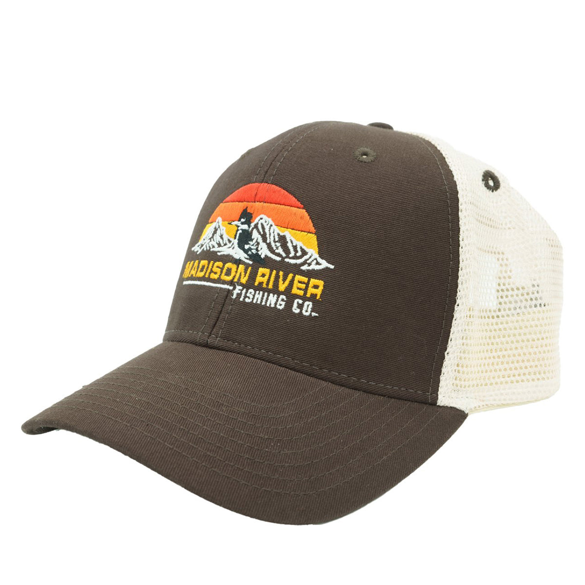 MRFC Logo Soft Mesh Morning Mtn Trucker Cigar/Natural – Madison River ...