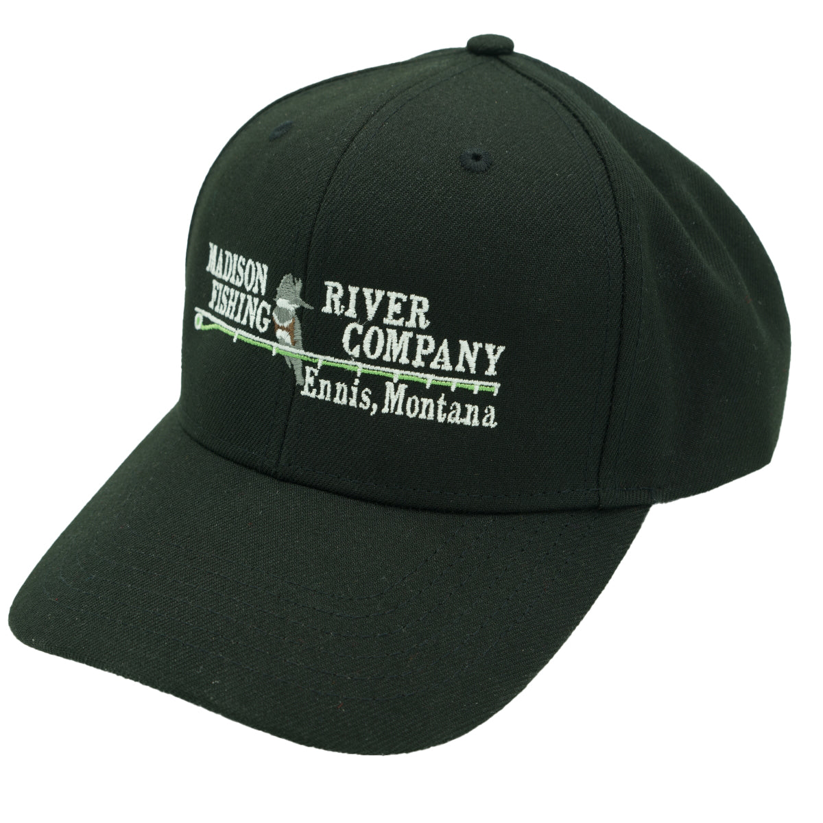 MRFC Logo Heavy D Black – Madison River Fishing Company