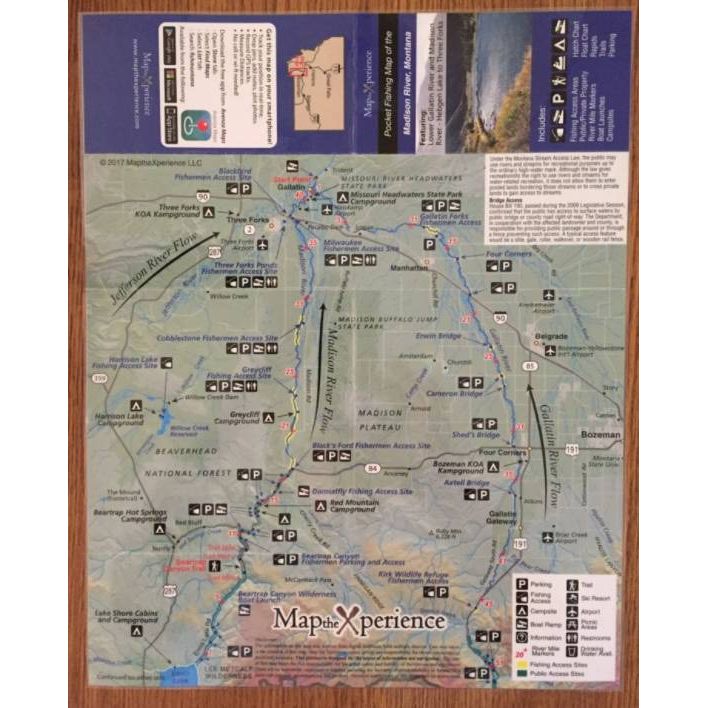 Madison River Map | Ennis, Montana Fishing Maps – Madison River Fishing ...