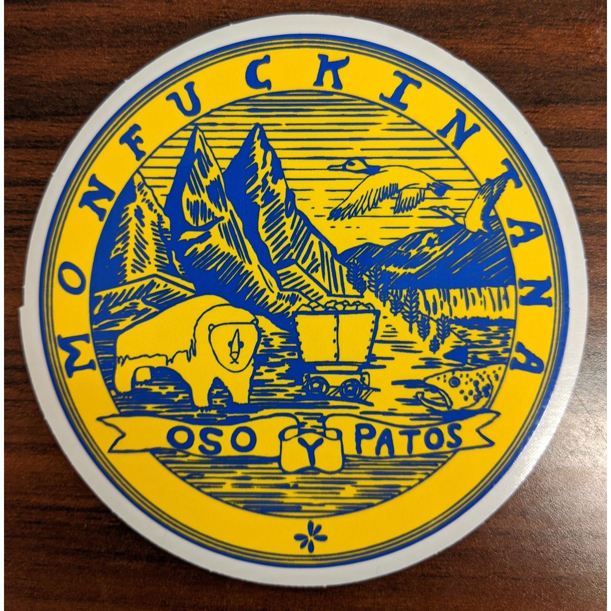Statriot Designs State Seal Sticker – Madison River Fishing Company